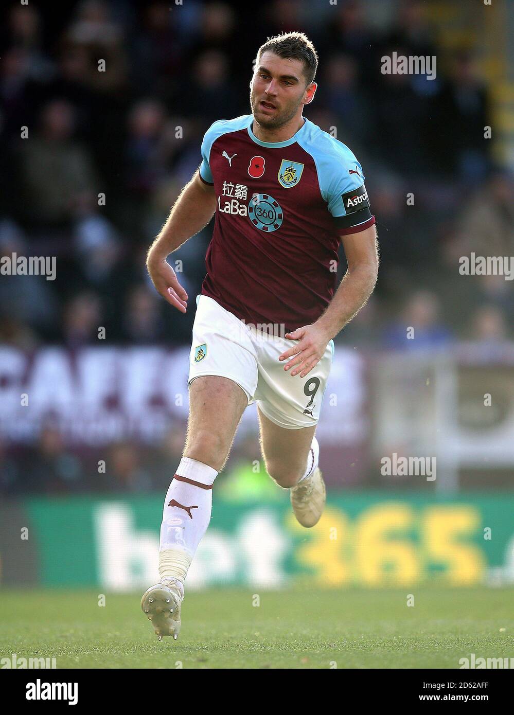 Sam Vokes, Burnley Stock Photo - Alamy