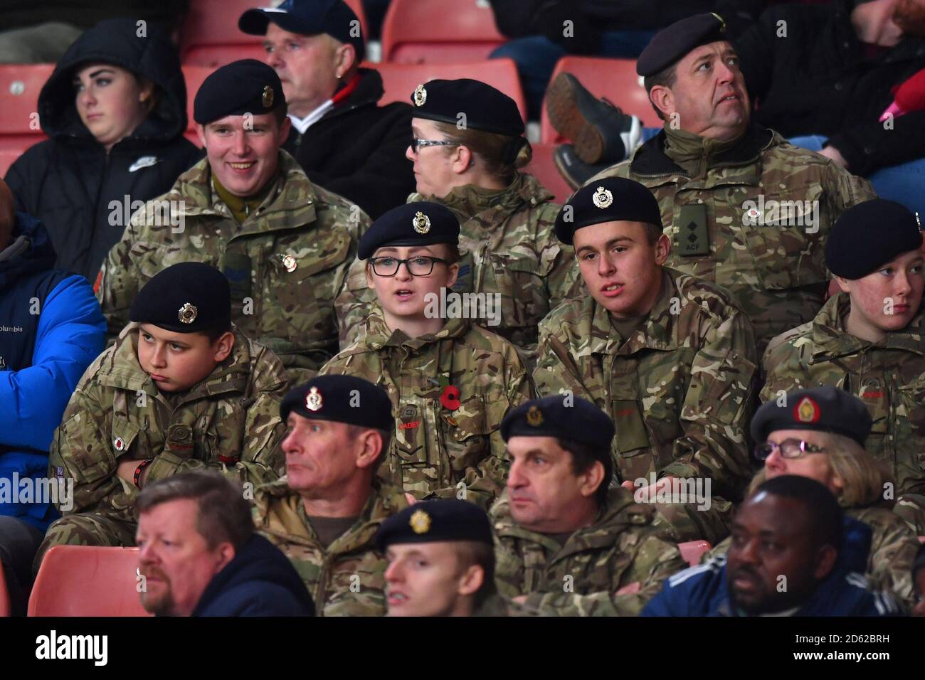 Military personnel in the stands Stock Photo - Alamy