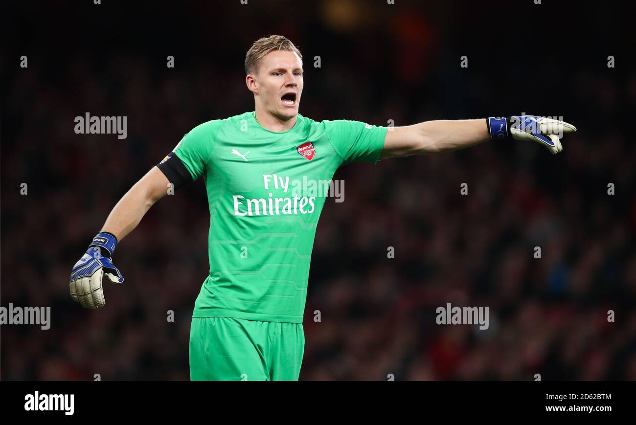Arsenal goalkeeper Bernd Leno Stock Photo - Alamy