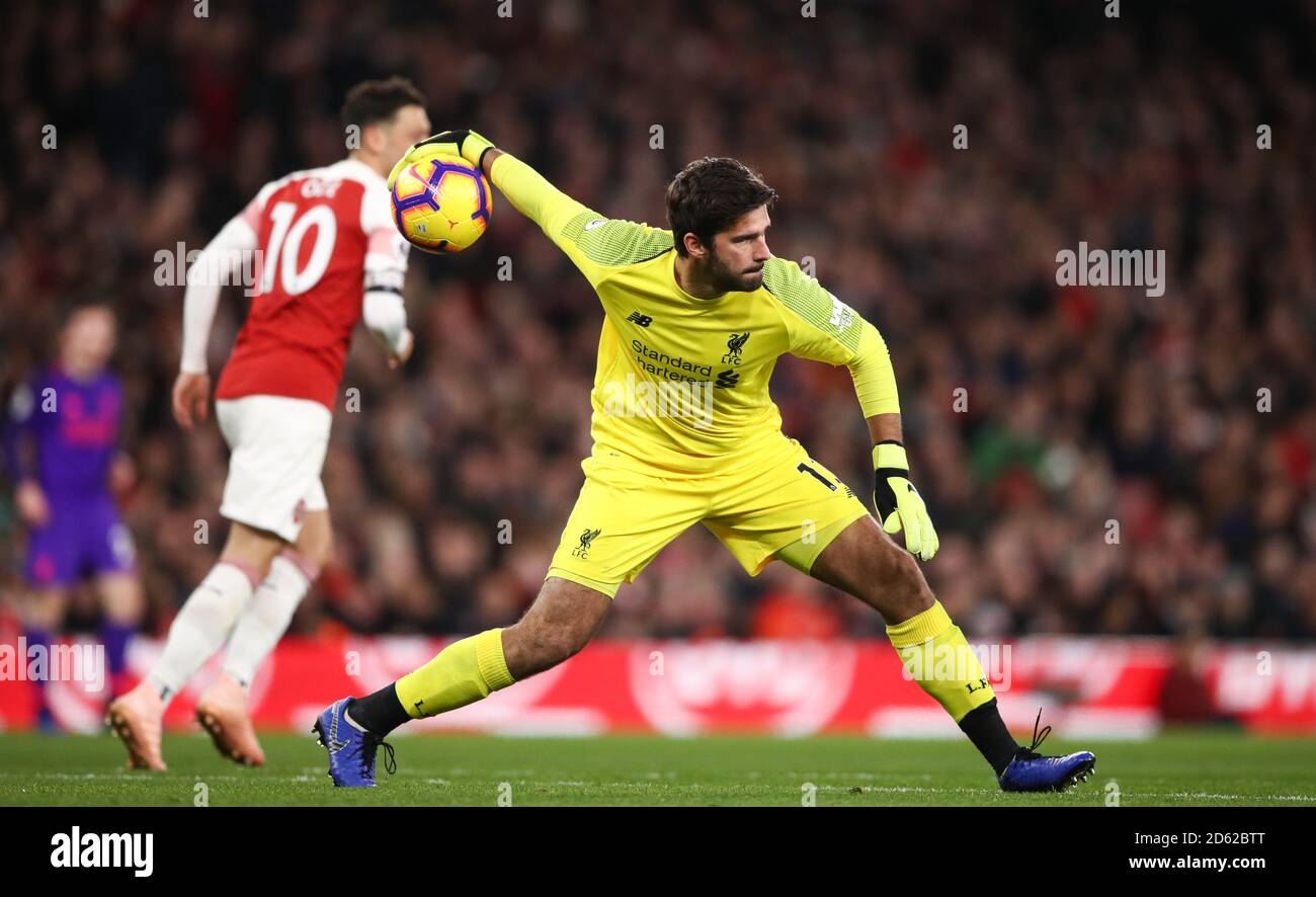 Liverpool goalkeeper Alisson Becker Stock Photo - Alamy