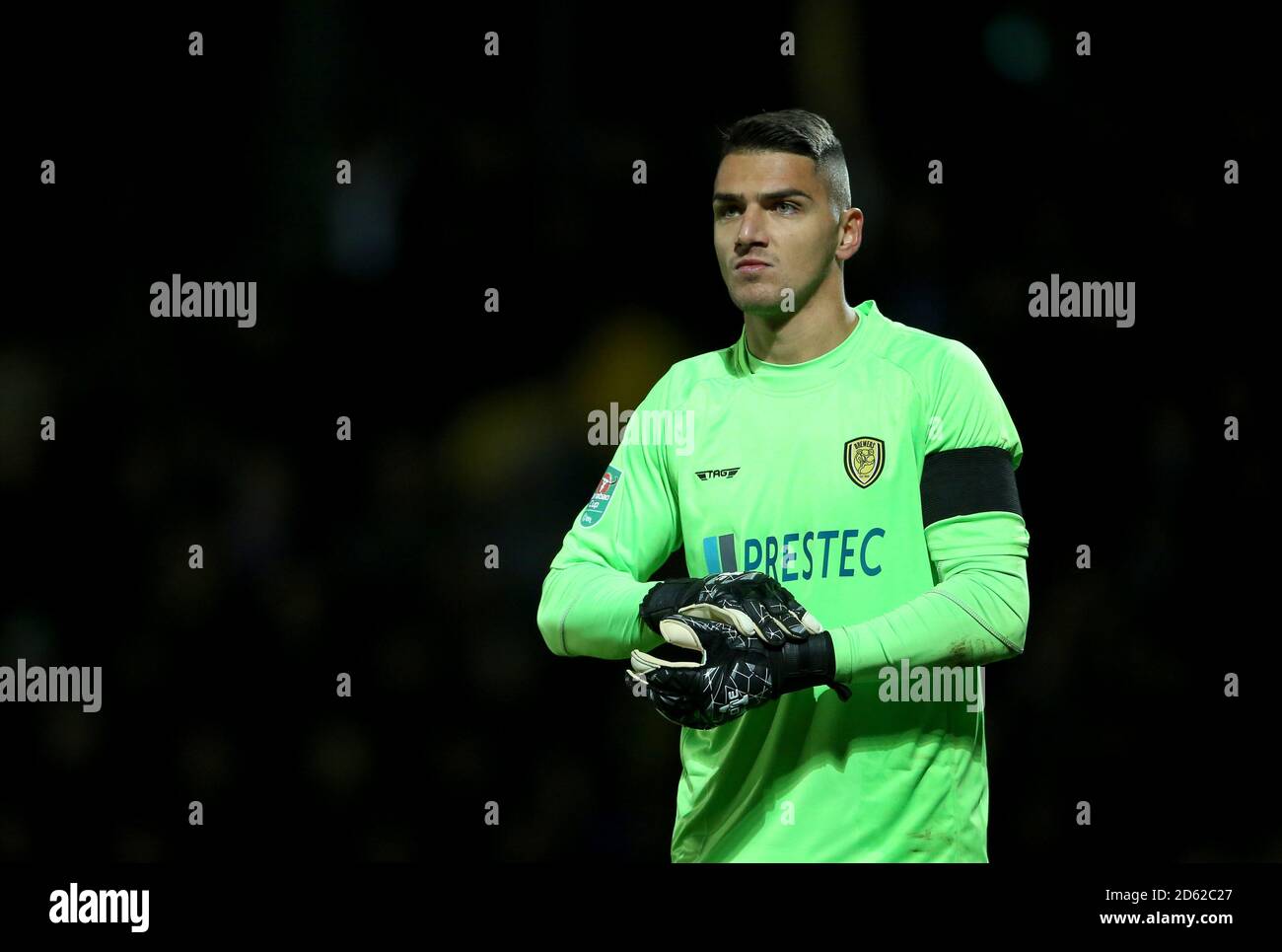 Burton Albion goalkeeper Dimitar Evtimov Stock Photo - Alamy