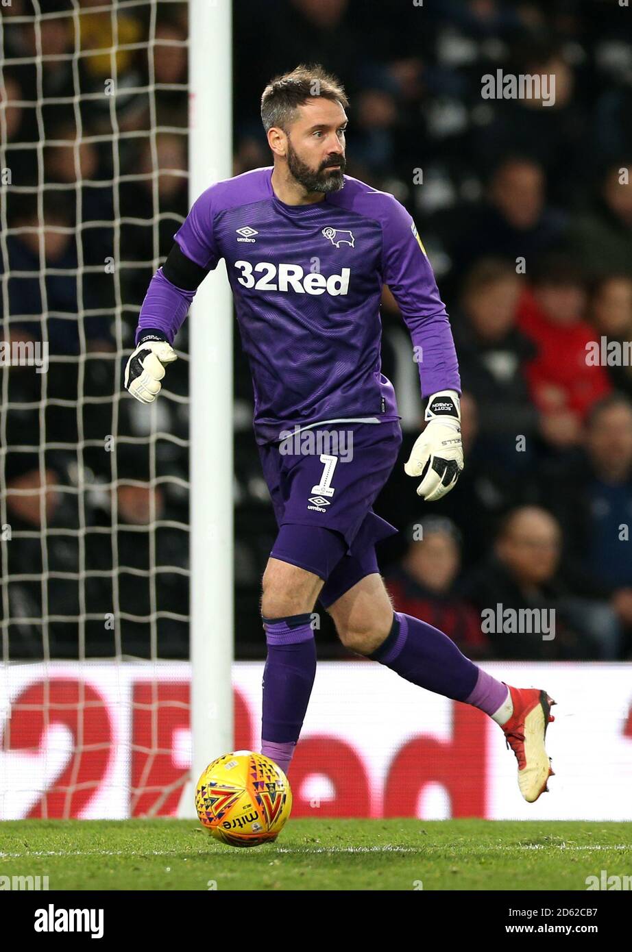 Derby County goalkeeper Scott Carson Stock Photo - Alamy