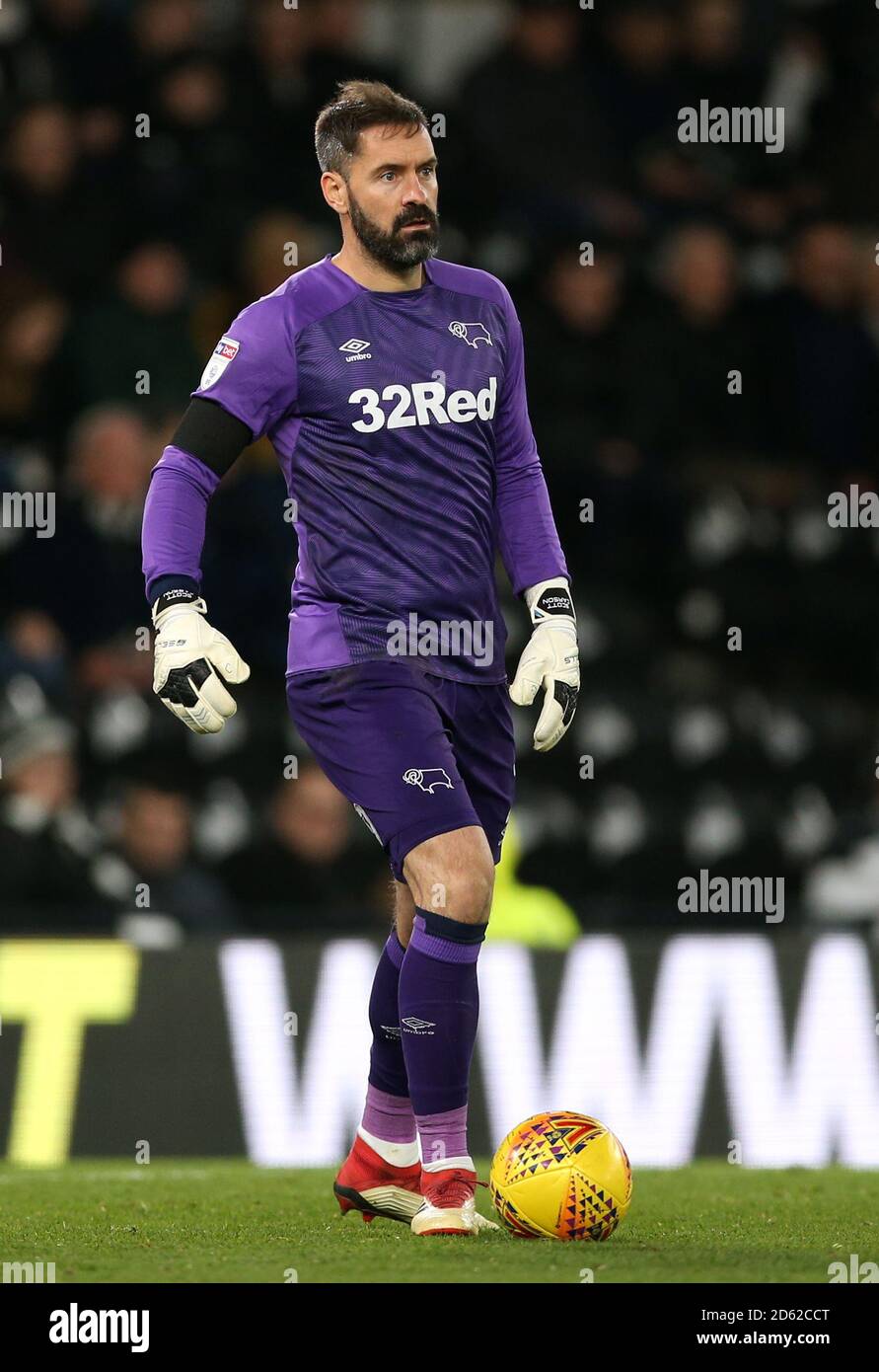 Derby County goalkeeper Scott Carson Stock Photo - Alamy