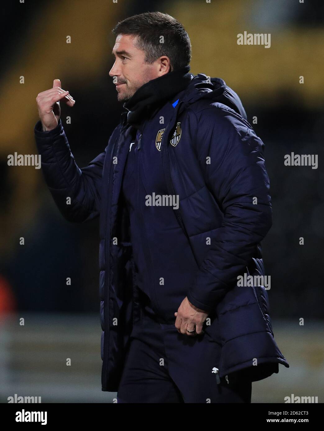 Notts County's manager Harry Kewell Stock Photo - Alamy