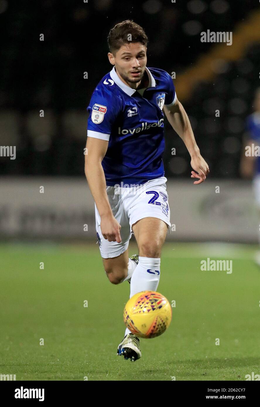 Oldham Athletic's Rob Hunt Stock Photo - Alamy