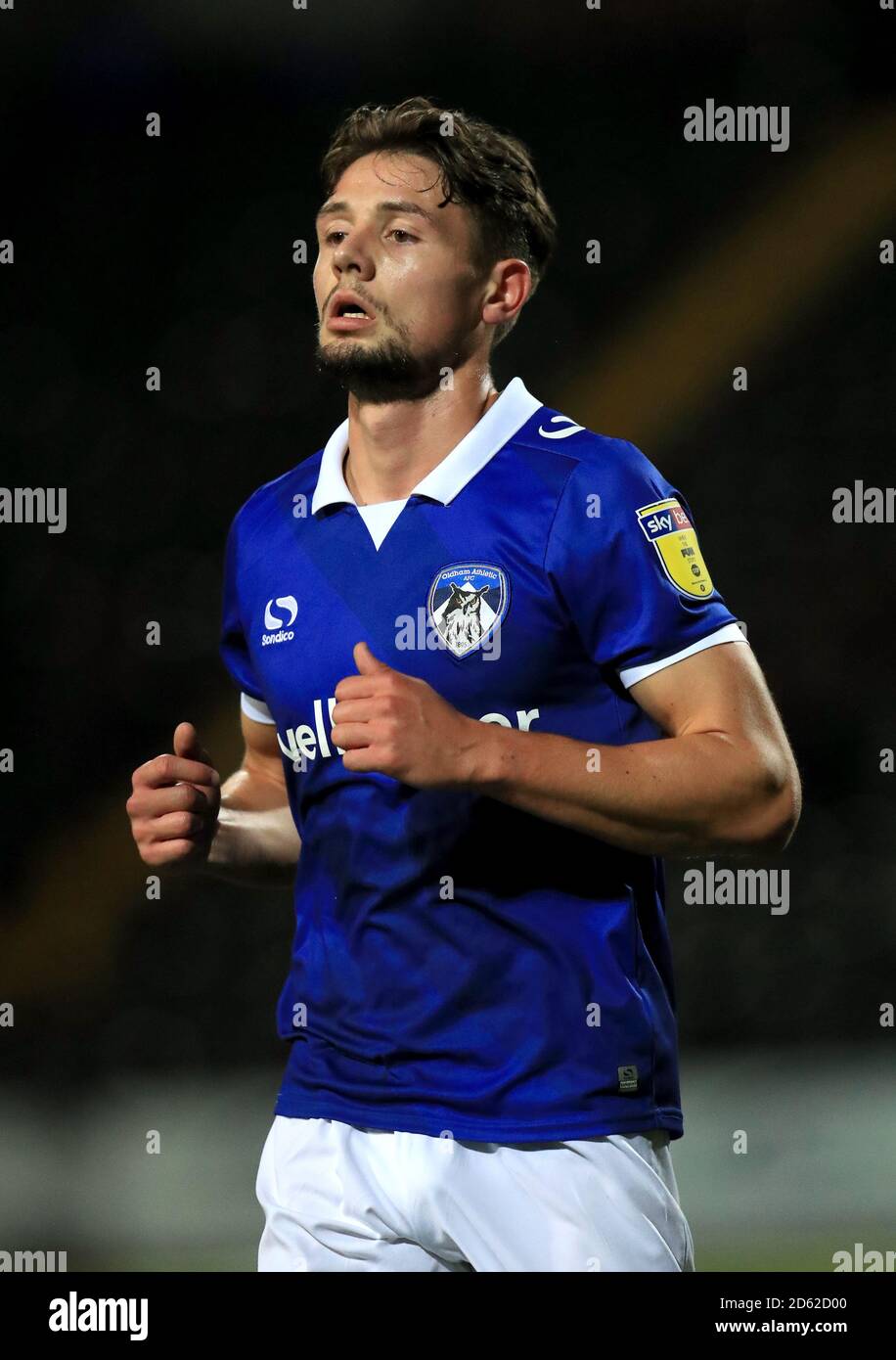 Oldham Athletic's Rob Hunt Stock Photo - Alamy