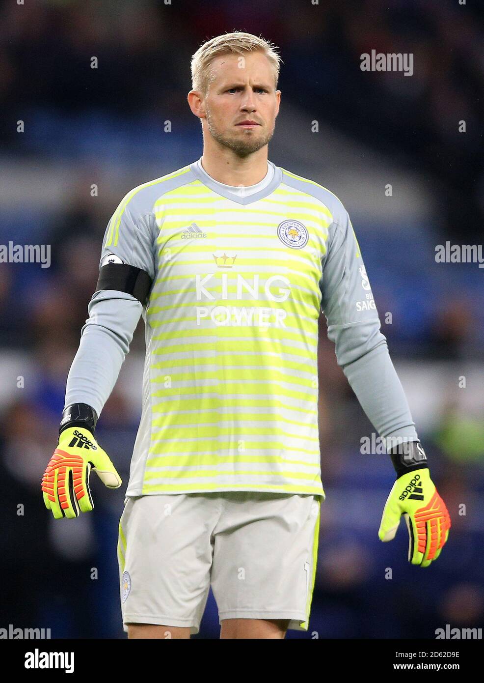 Leicester City goalkeeper Kasper Schmeichel Stock Photo - Alamy