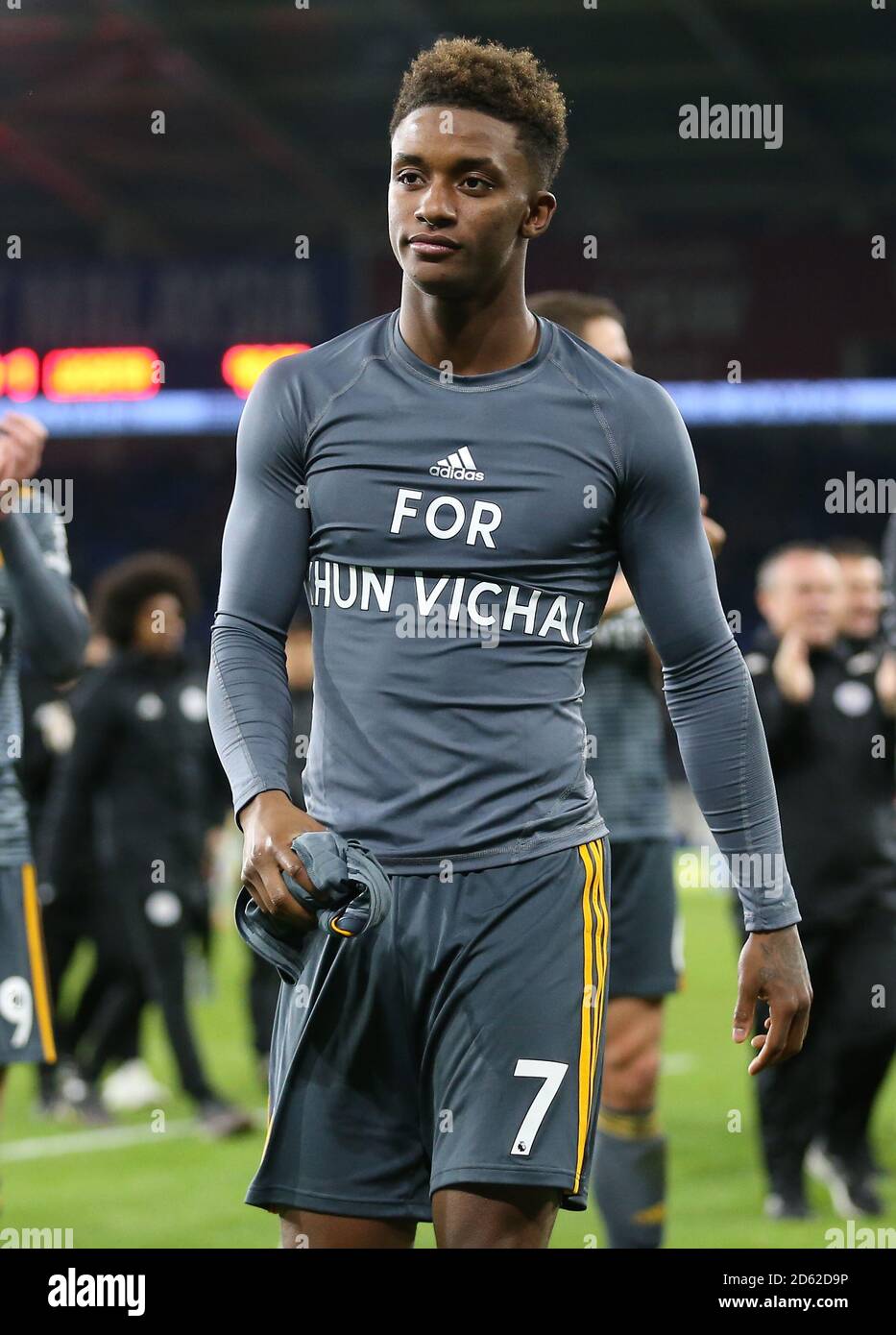 Leicester City's Demarai Gray Stock Photo - Alamy