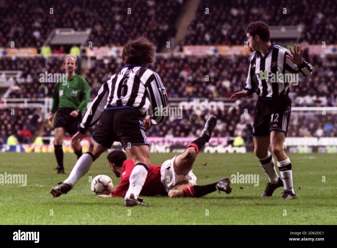 Newcastle uniteds clarence acuna l hi-res stock photography and images ...