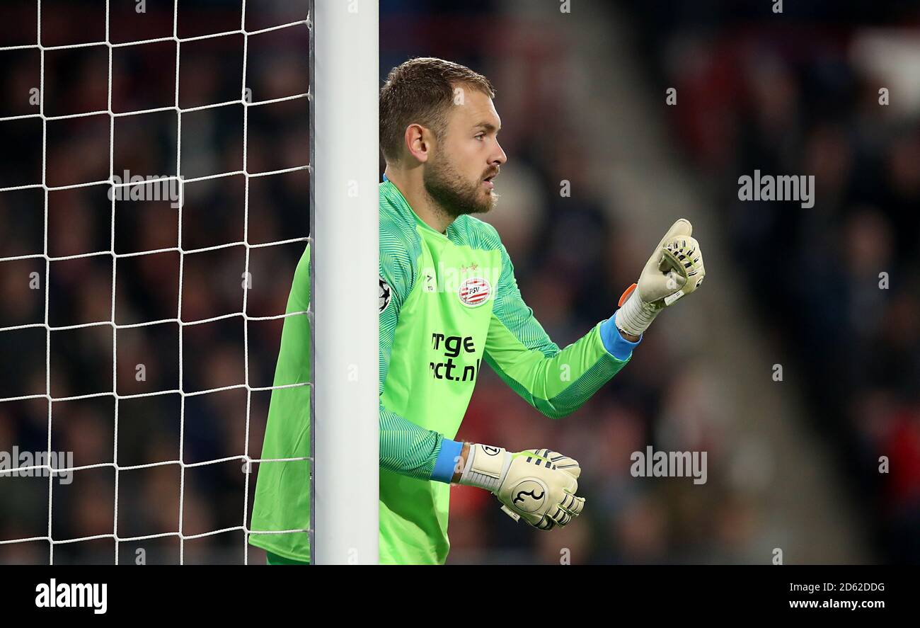 PSV Eindhoven goalkeeper Jeroen Zoet Stock Photo - Alamy
