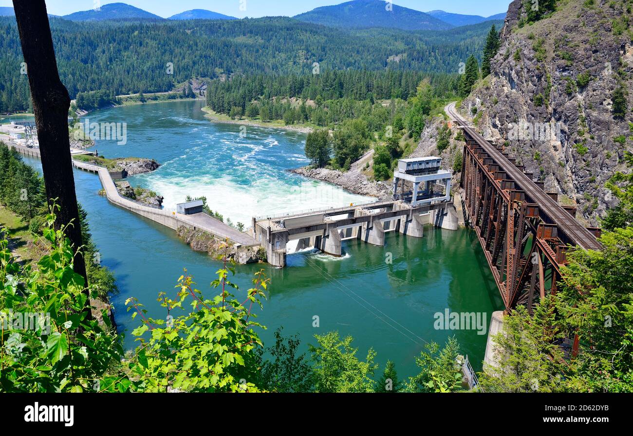 Box Canyon Dam on a Pend Oreille River Stock Photo - Alamy
