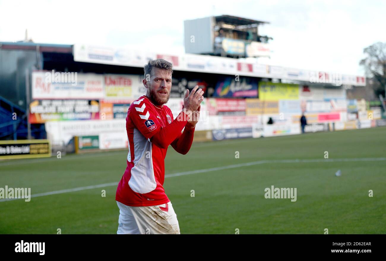 Charlton Athletic's Billy Clarke acknowledges the fans Stock Photo - Alamy