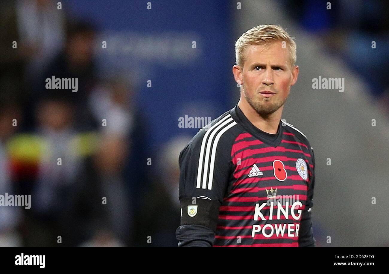 Leicester City goalkeeper Kasper Schmeichel Stock Photo - Alamy