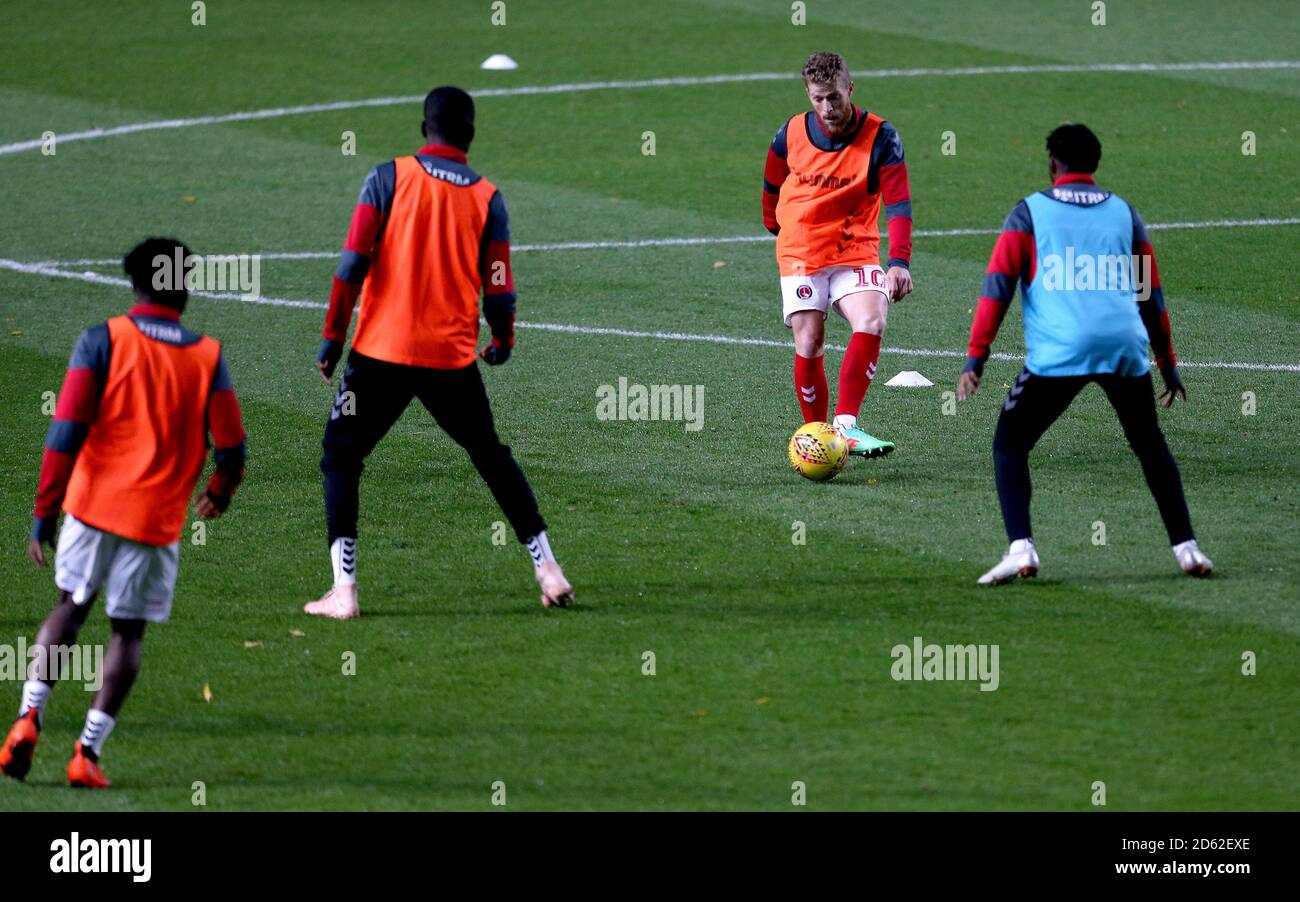 Charlton Athletic's Billy Clarke during warm-up Stock Photo - Alamy