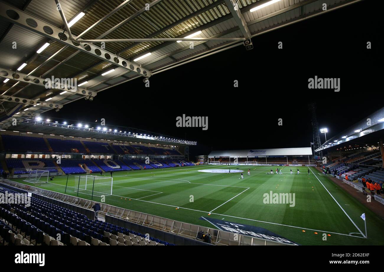 A general view inside the ABAX Stadium before the game between ...