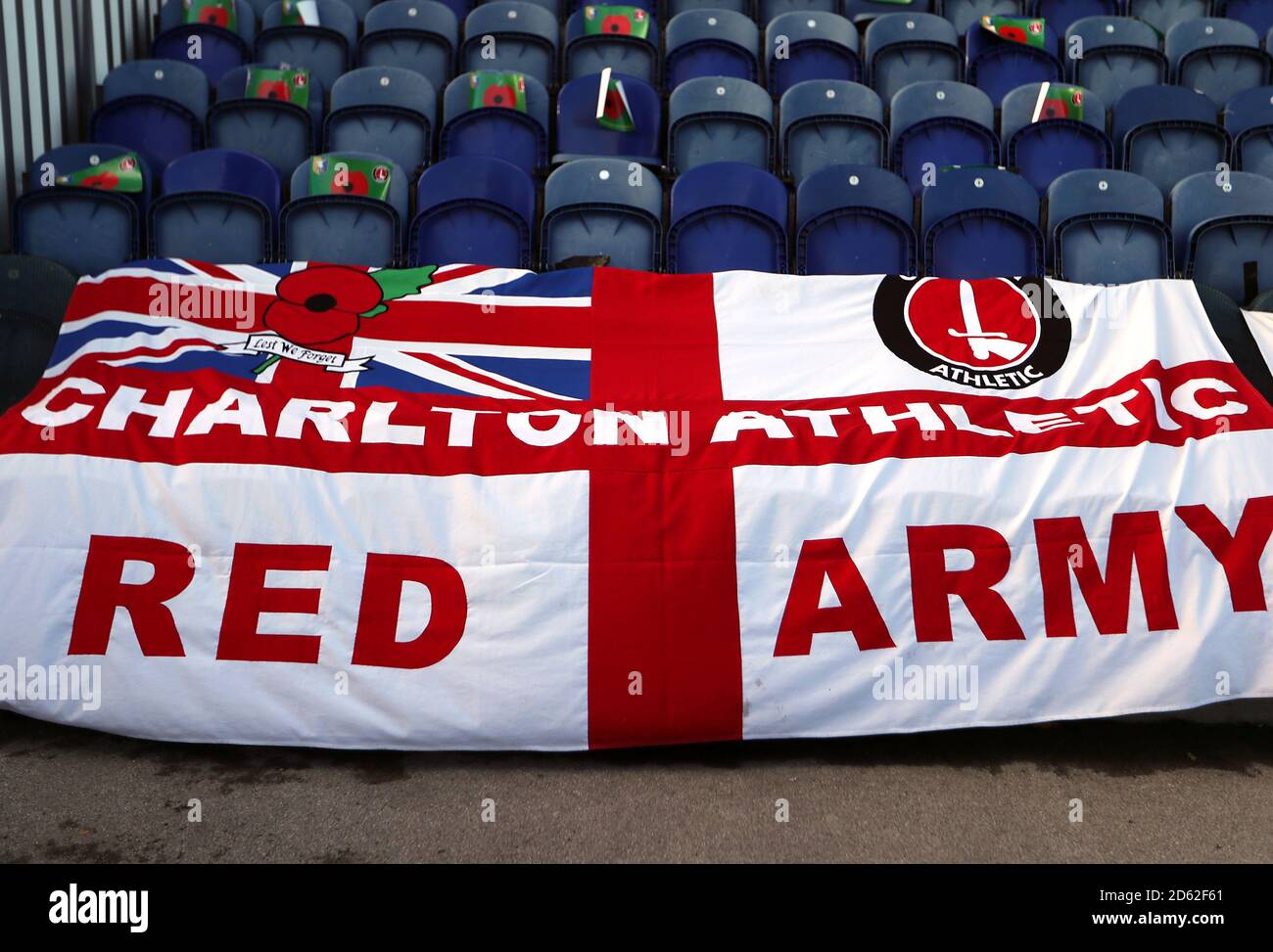 Charlton athletic flag hi-res stock photography and images - Alamy