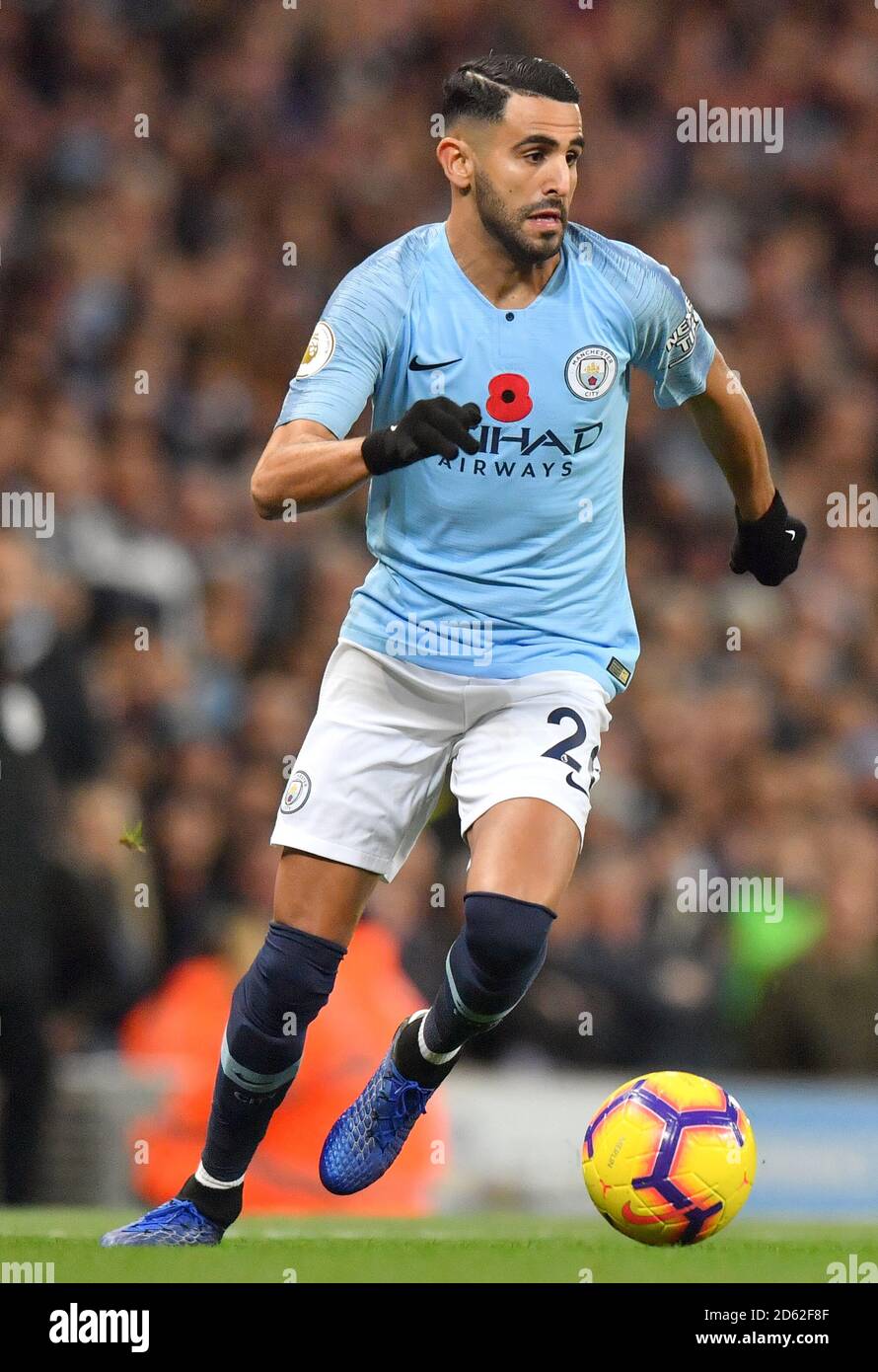 Manchester City's Riyad Mahrez Stock Photo - Alamy