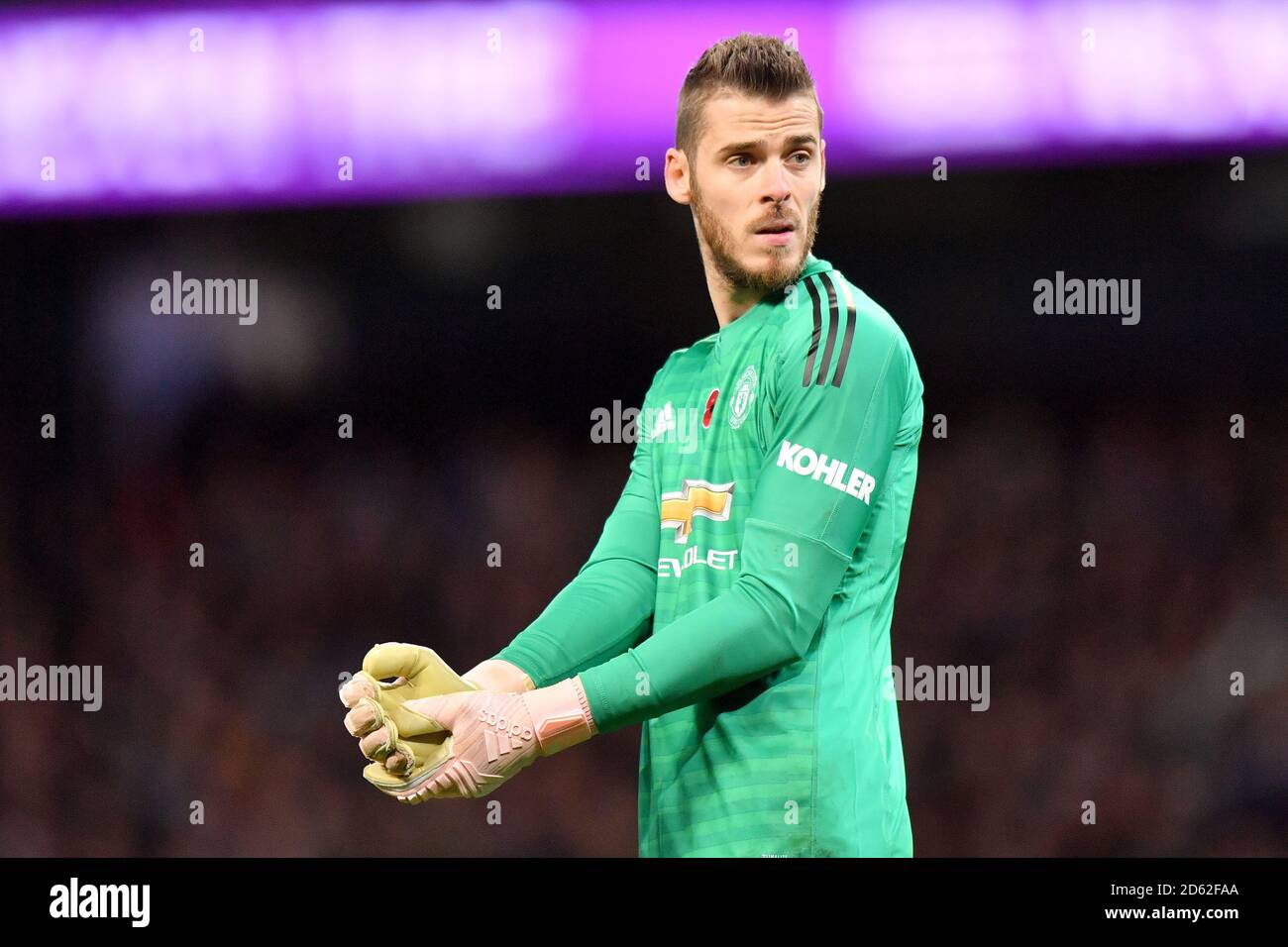 Manchester United goalkeeper David de Gea Stock Photo - Alamy