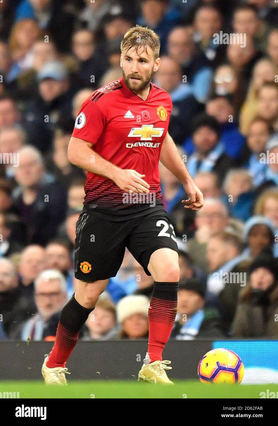 Manchester United's Luke Shaw Stock Photo - Alamy