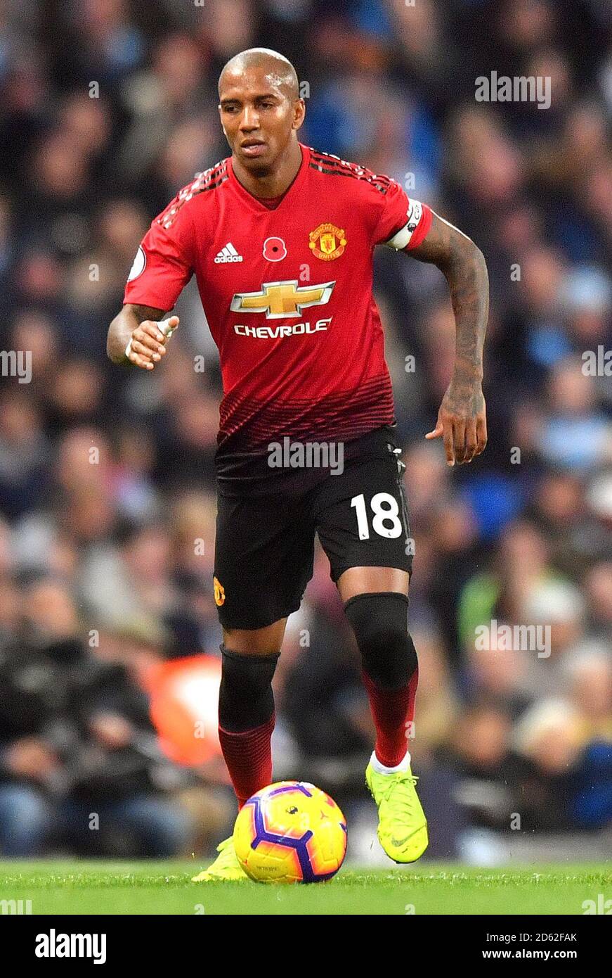 Manchester United's Ashley Young Stock Photo - Alamy
