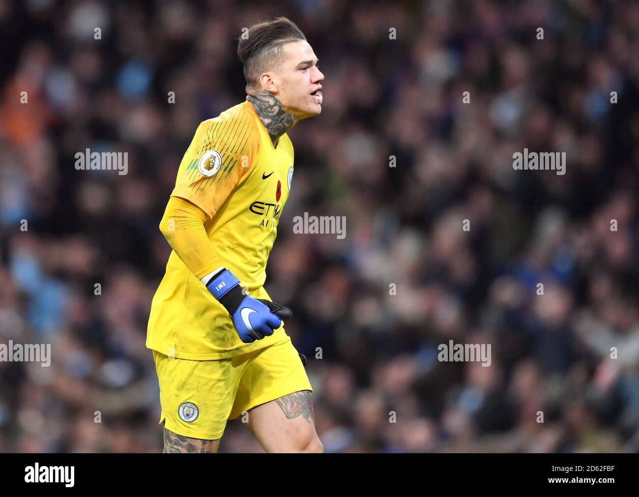 Manchester City goalkeeper Ederson Stock Photo - Alamy