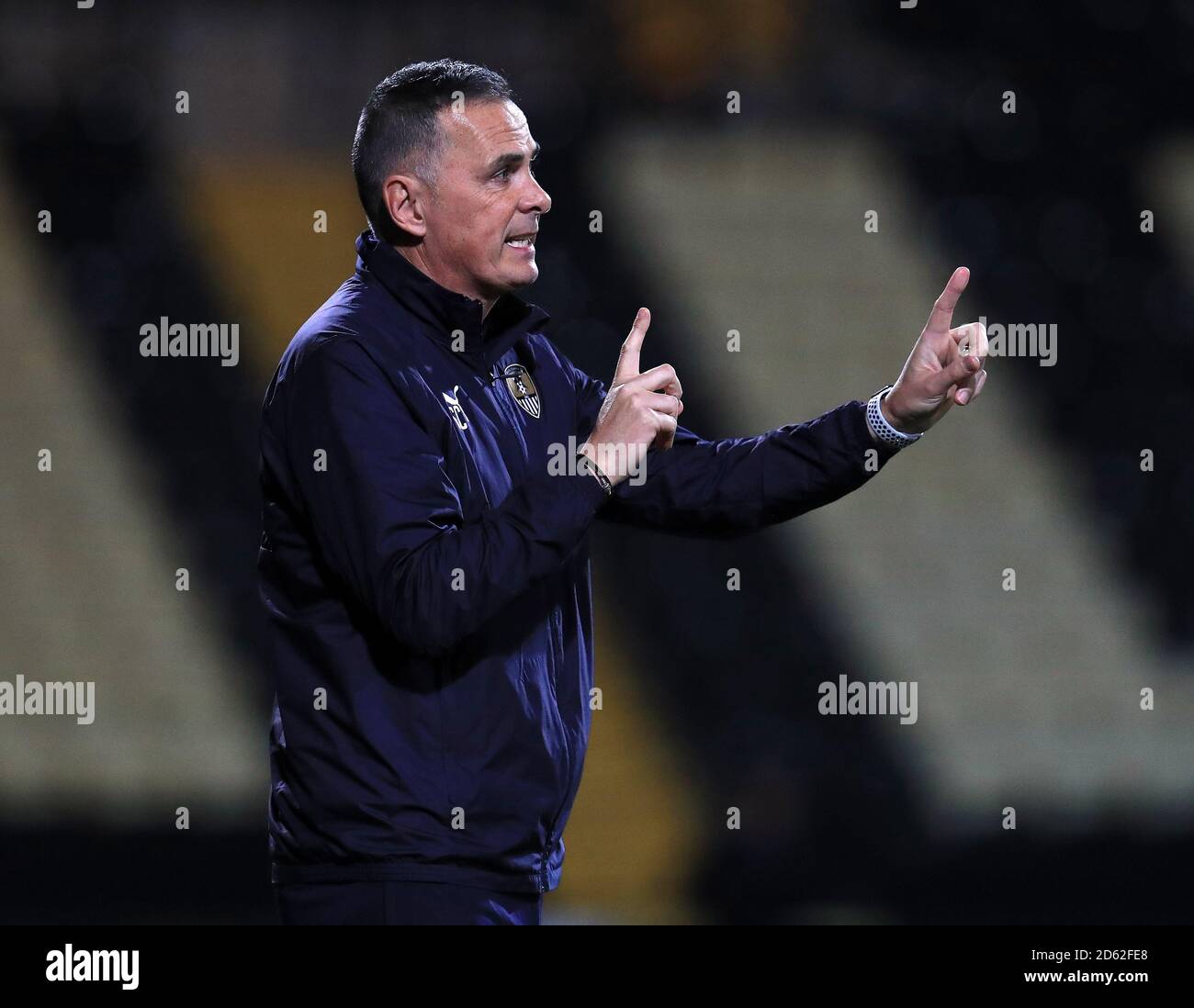 Notts County's interim manager Steve Chettle Stock Photo - Alamy