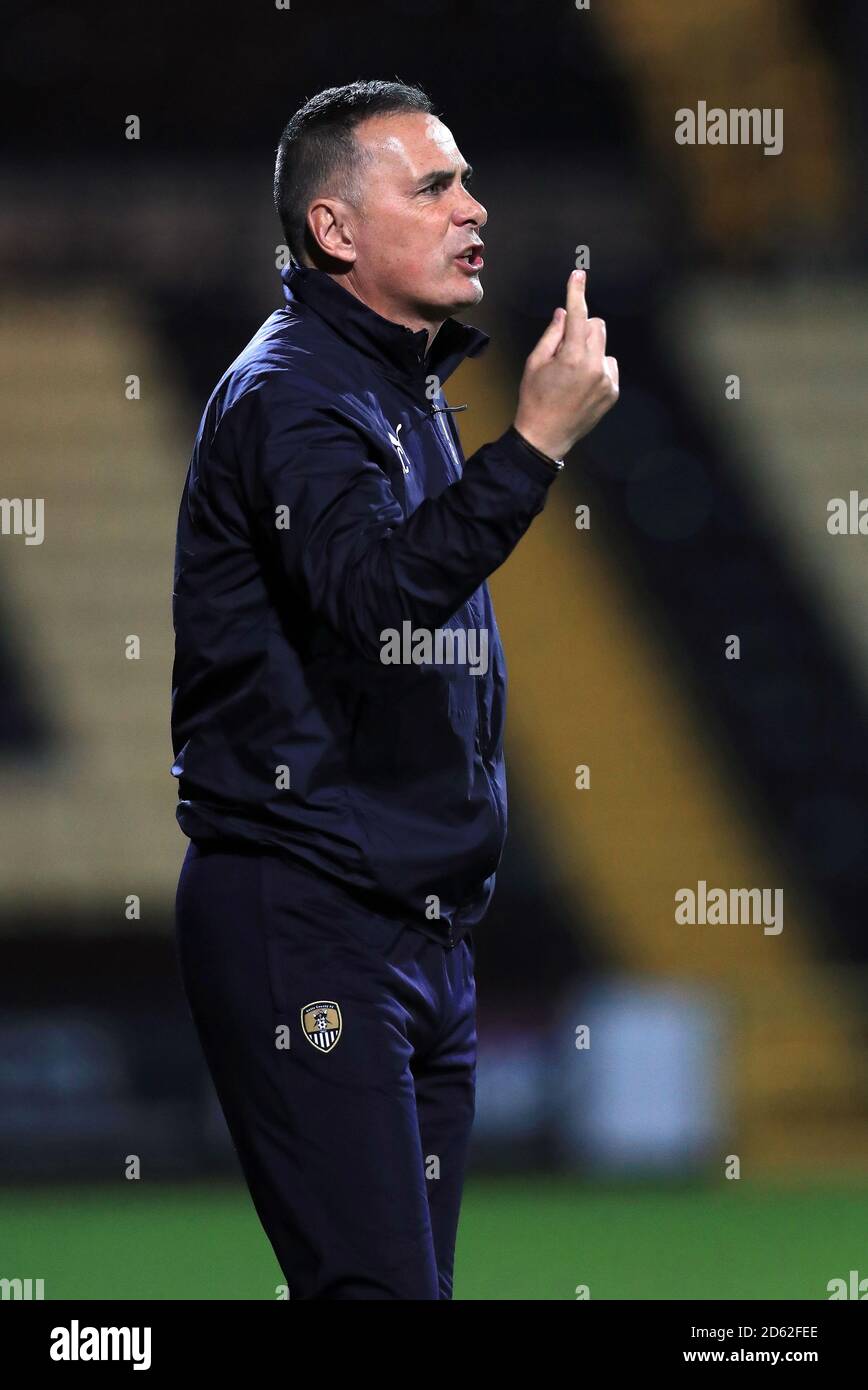 Notts County's interim manager Steve Chettle Stock Photo - Alamy