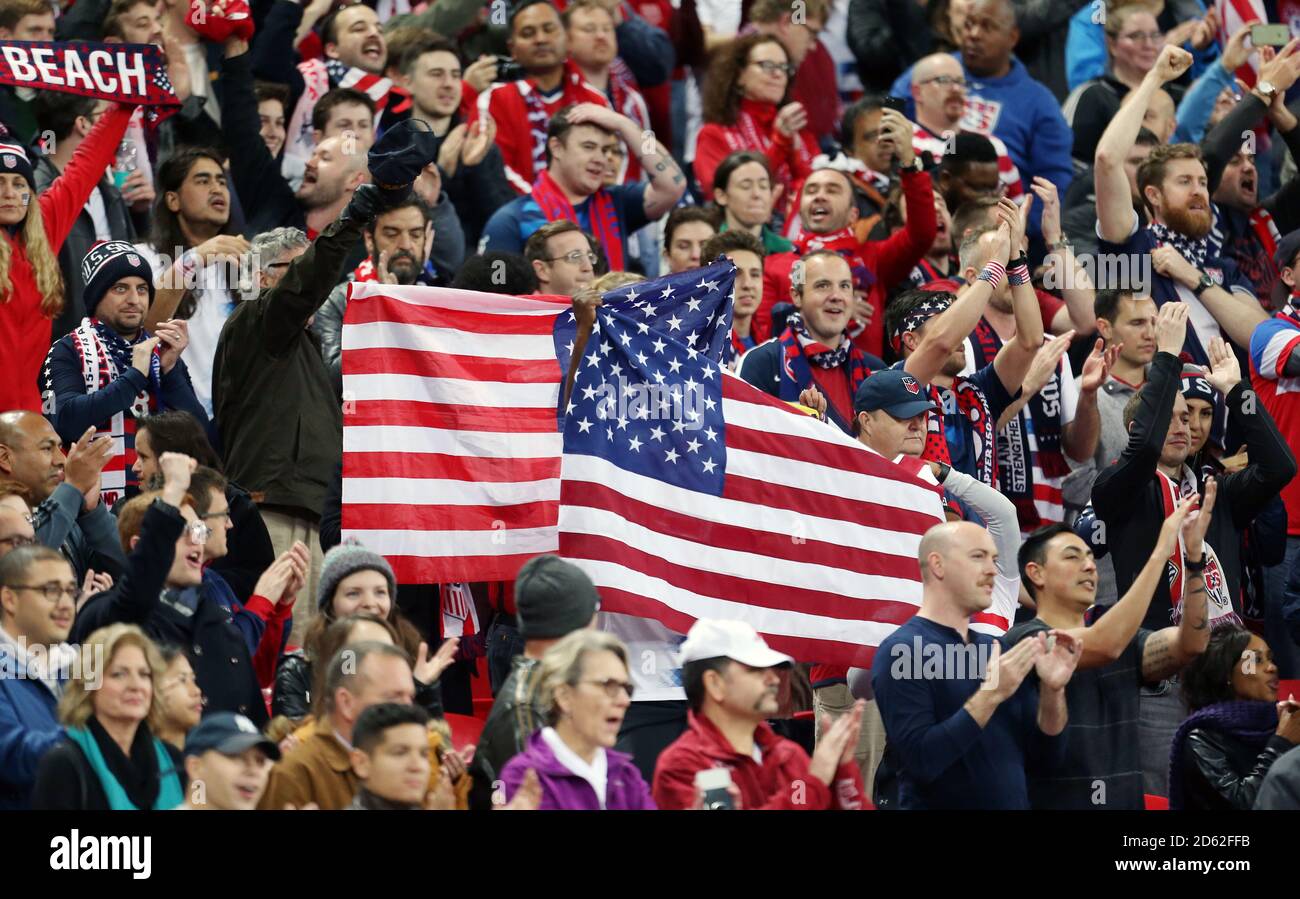 USA Fans in the stands show their support Stock Photo - Alamy