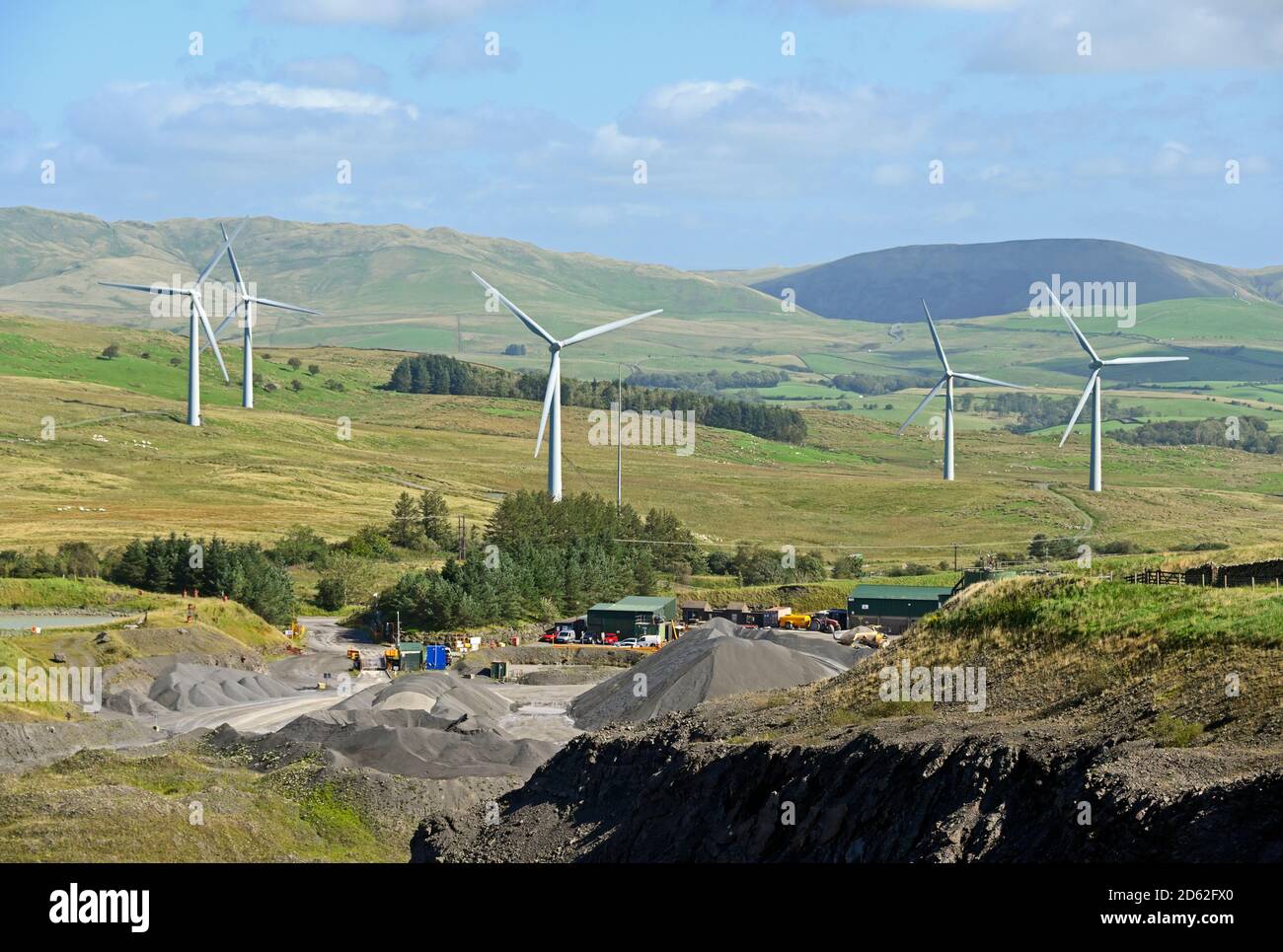 Roan Edge Quarry, Cemex U.K., New Hutton, Kendal and Lambrigg Wind Farm ...