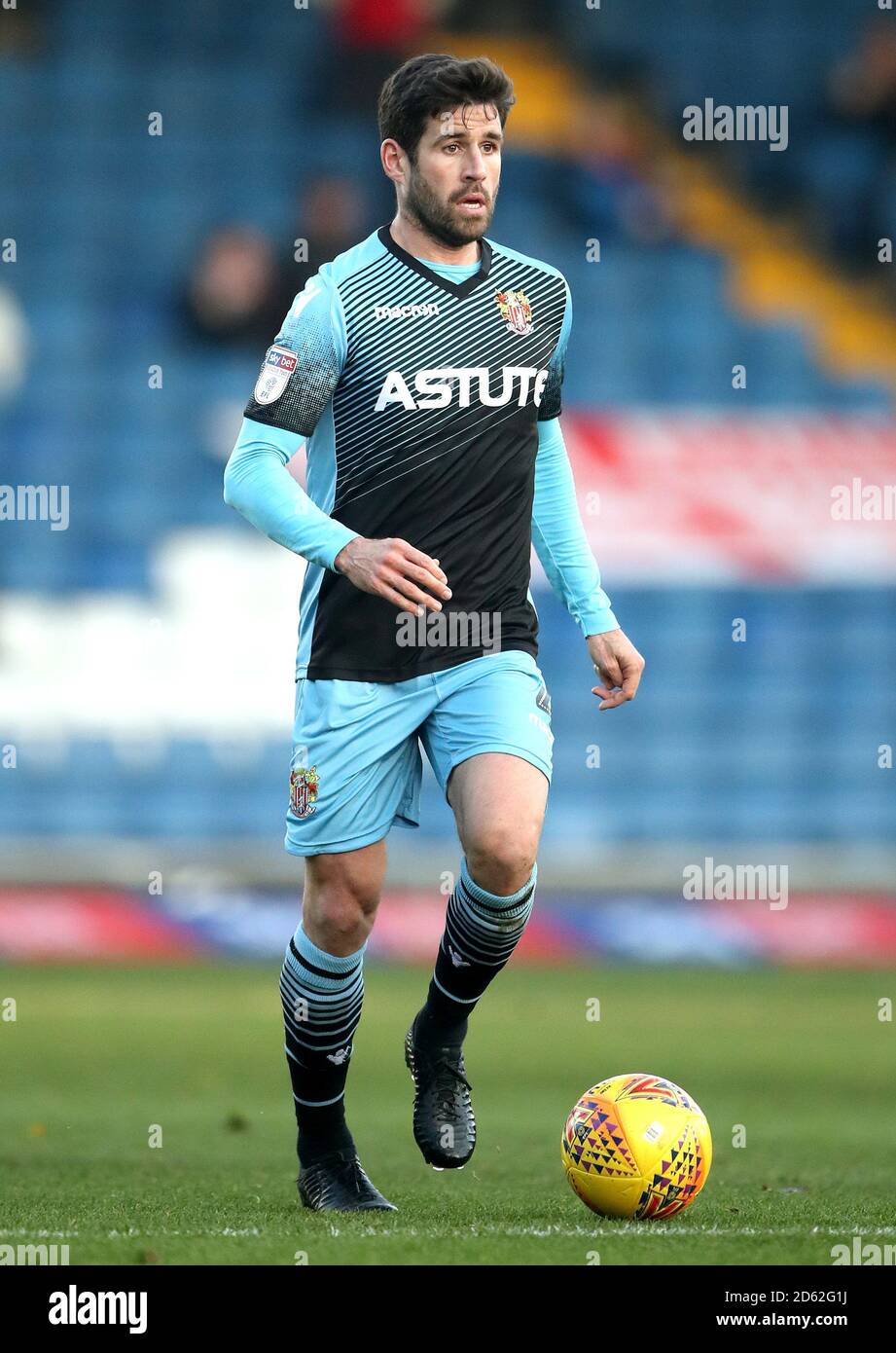 Stevenage's Michael Timlin Stock Photo - Alamy
