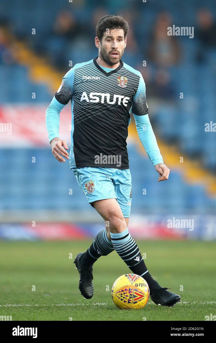 Stevenage's Michael Timlin Stock Photo - Alamy