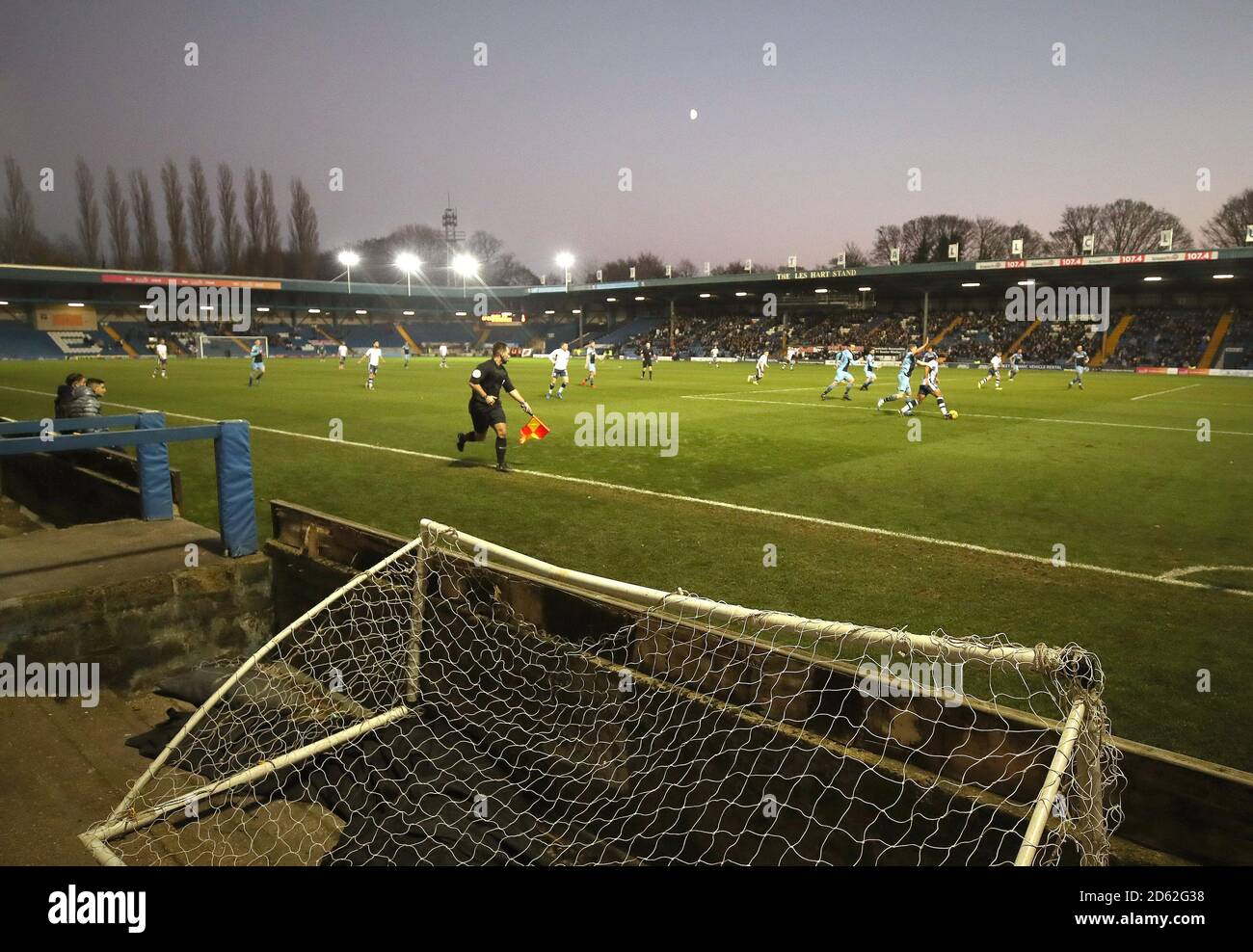 A general view of match action at Gigg Lane Stock Photo - Alamy