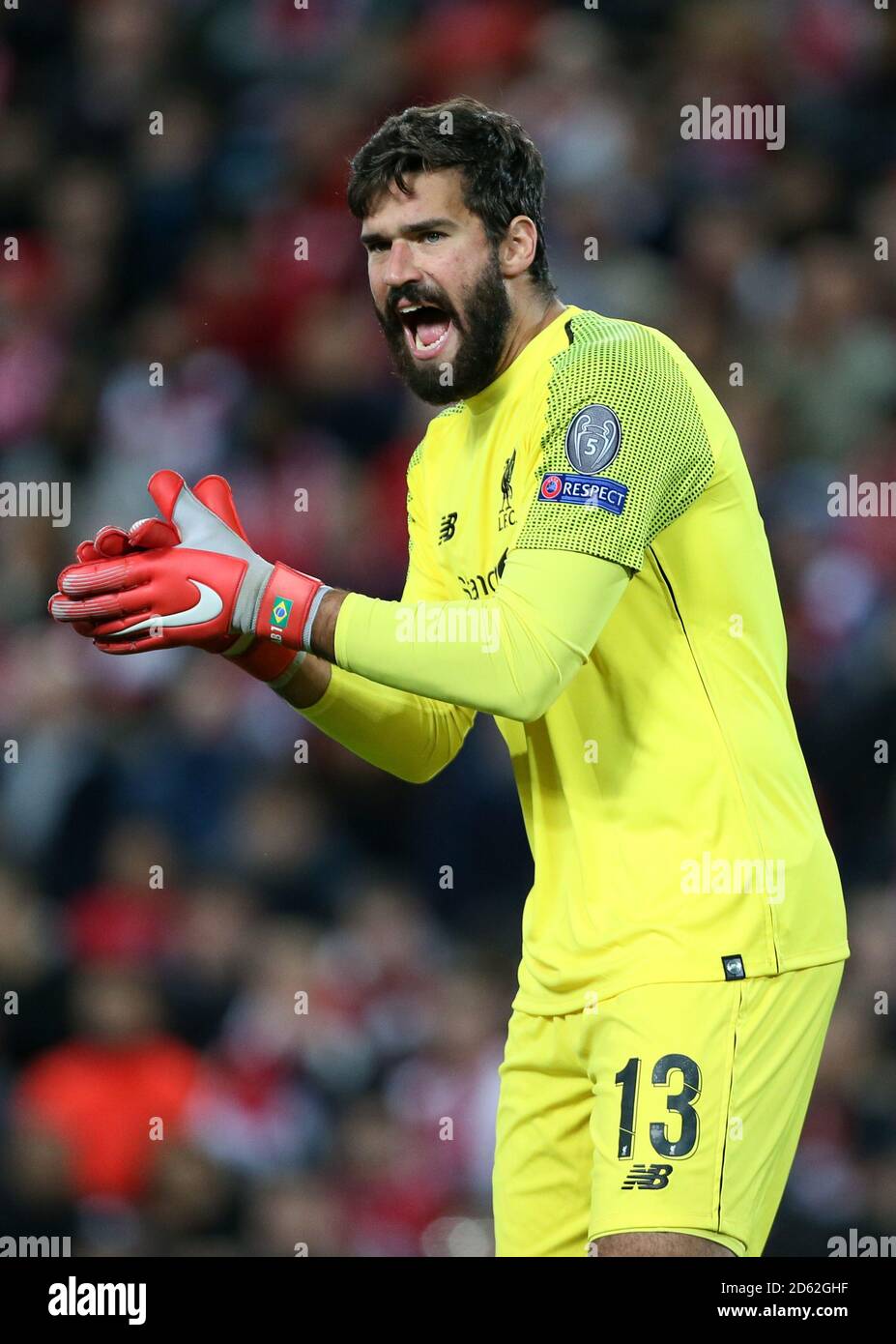 Liverpool goalkeeper Alisson Becker Stock Photo - Alamy