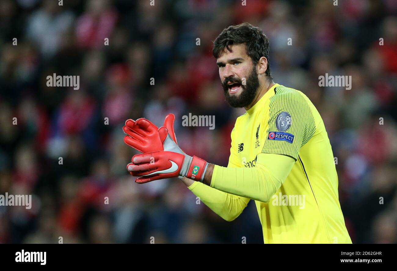 Liverpool goalkeeper Alisson Becker Stock Photo - Alamy
