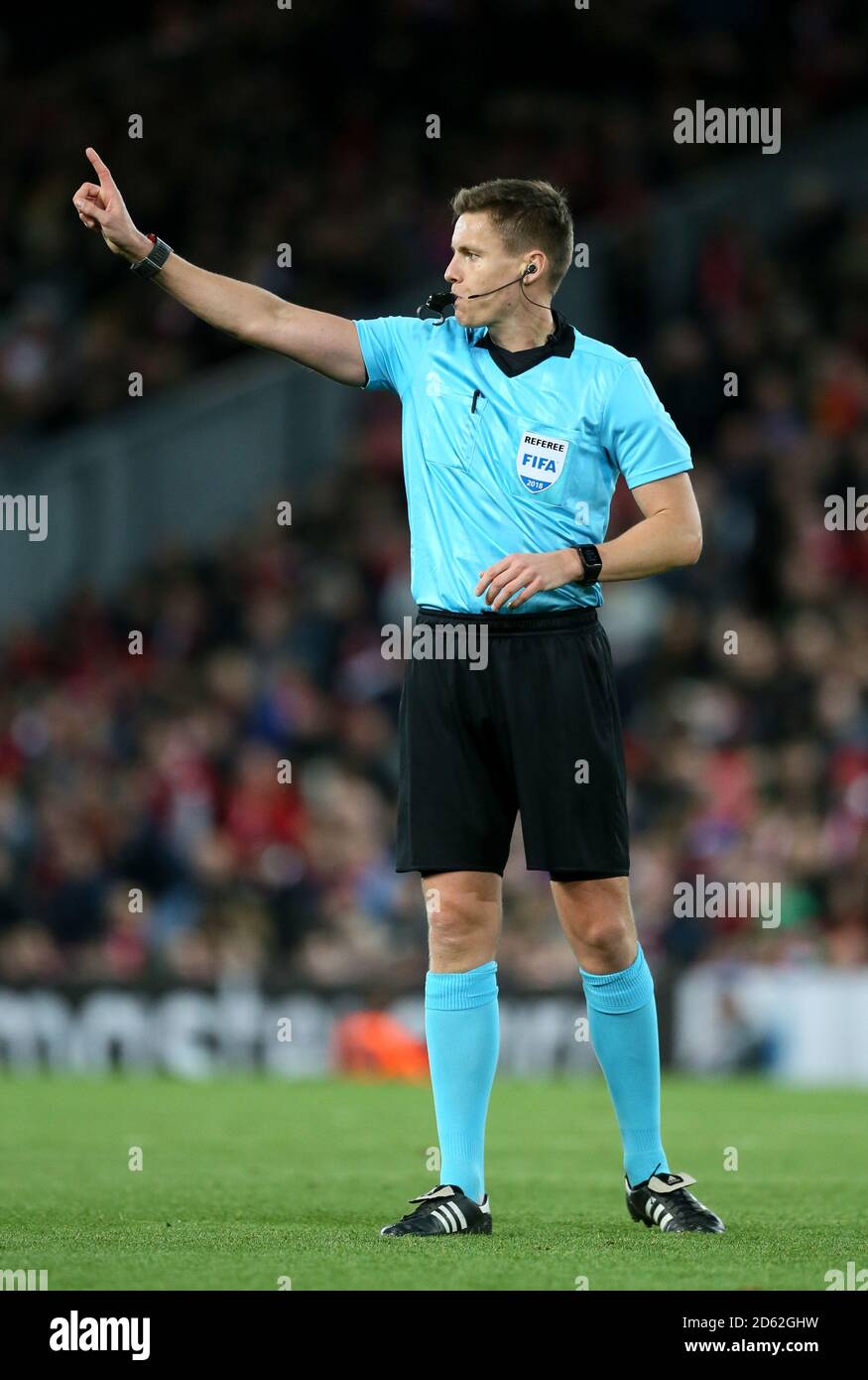 Match referee Daniel Sebert Stock Photo - Alamy