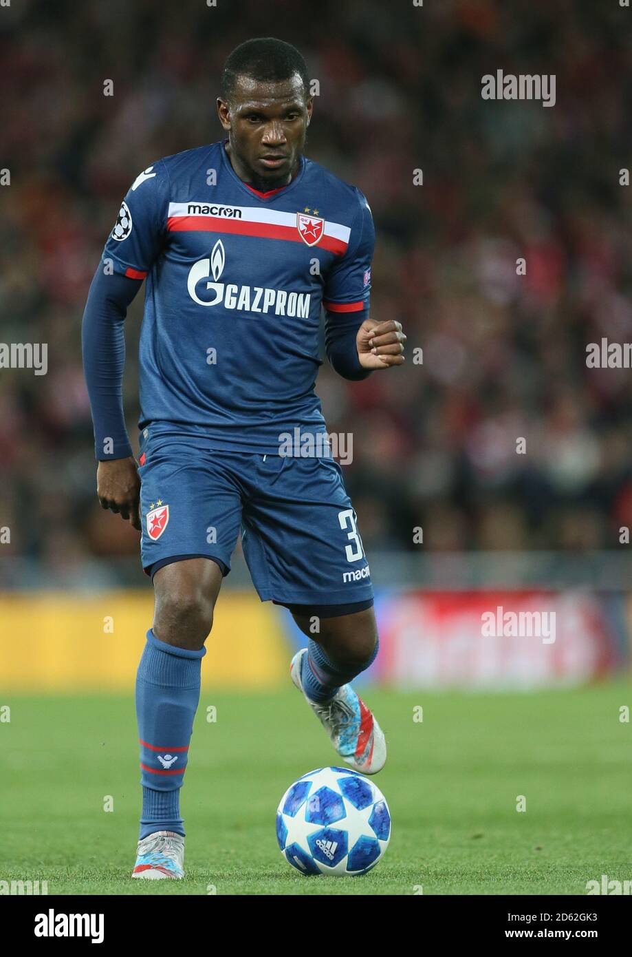 Red Star Belgrade's El Fardou Ben Stock Photo - Alamy