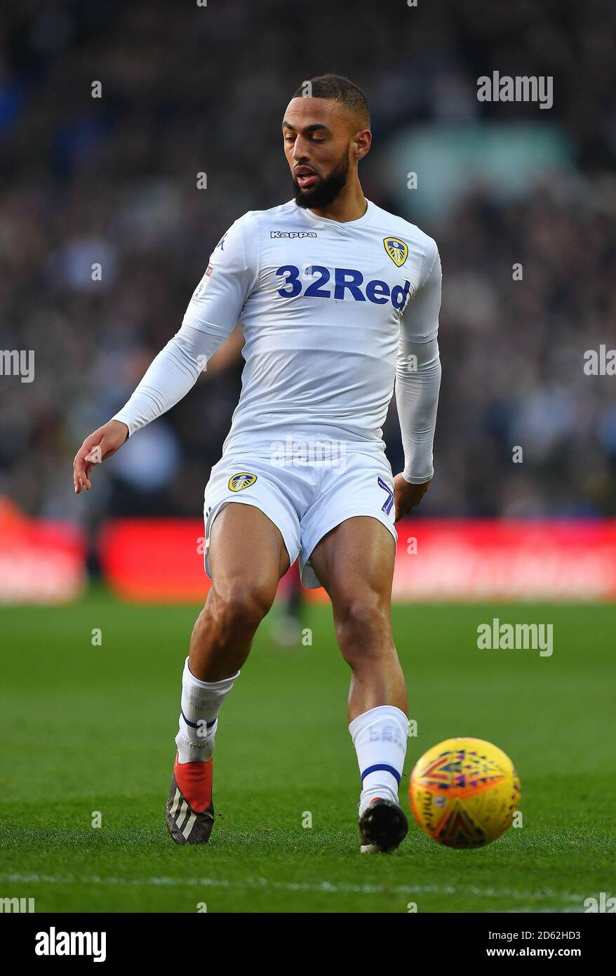 Leeds United's Kemar Roofe in action Stock Photo - Alamy