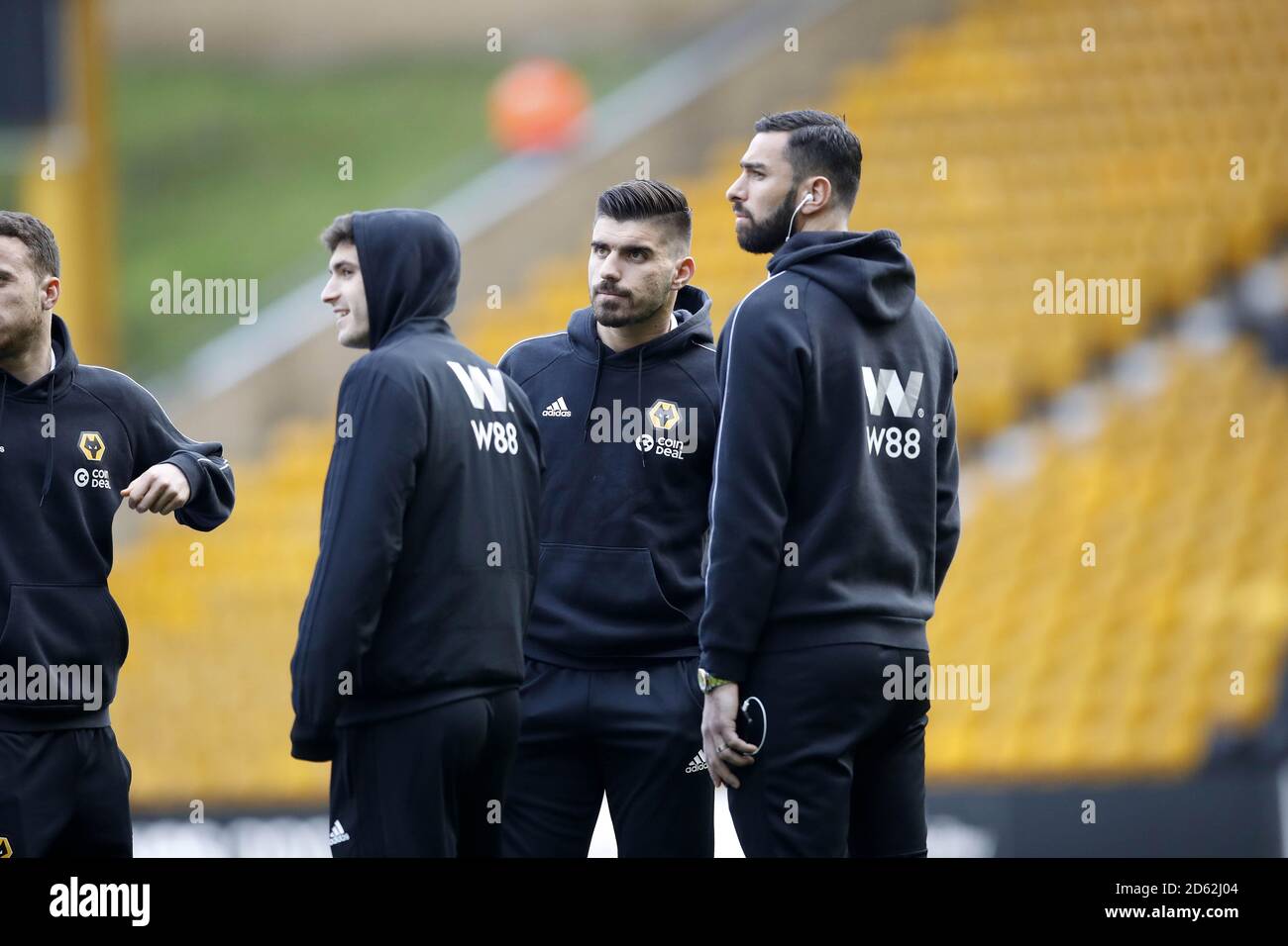 Wolverhampton Wanderers warm up prior to match Stock Photo - Alamy