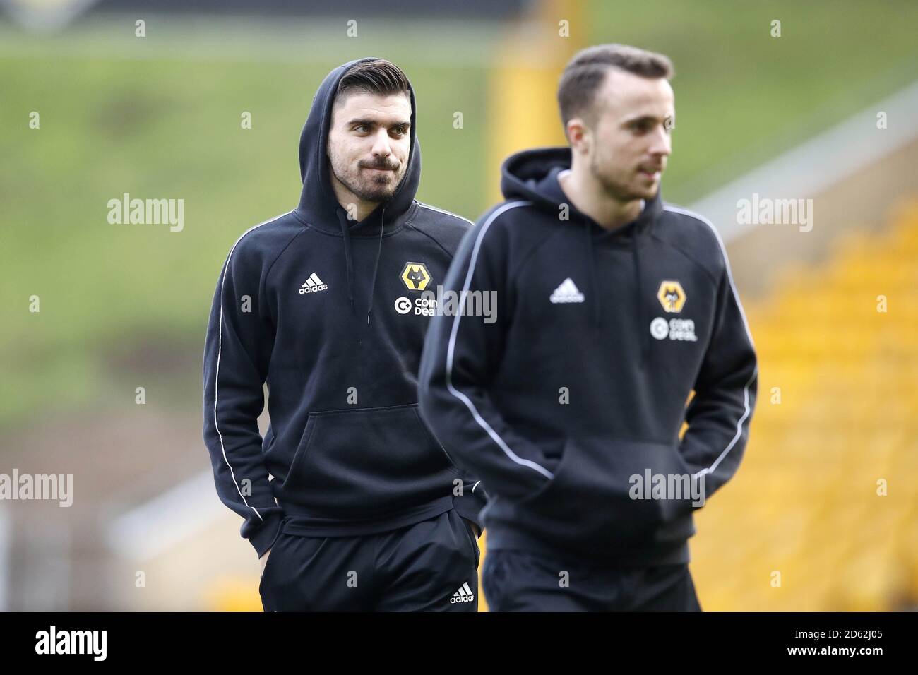 Wolverhampton Wanderers warm up prior to match Stock Photo - Alamy