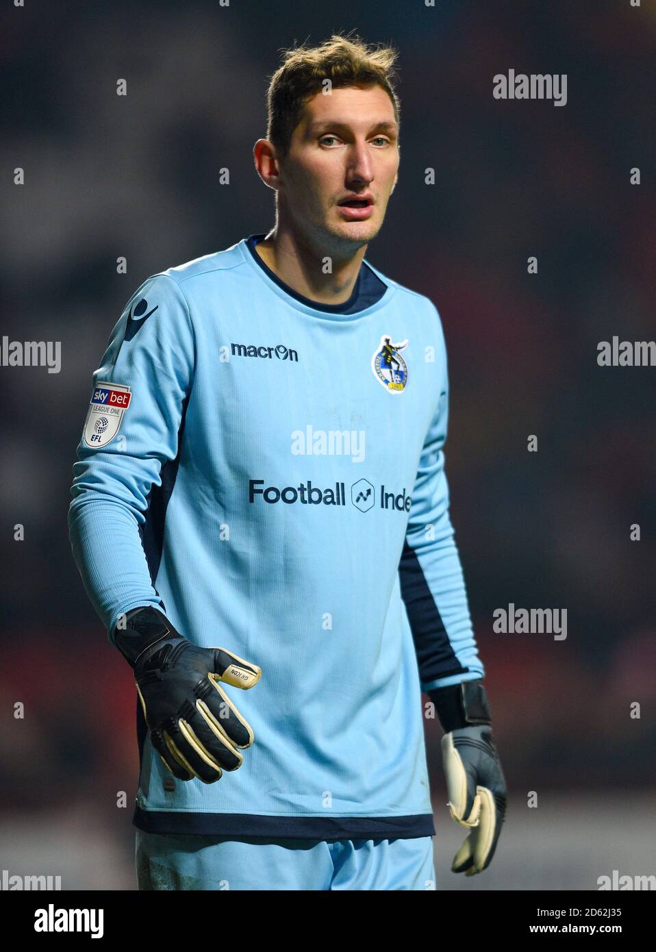 Bristol Rovers goalkeeper Jack Bonham Stock Photo - Alamy