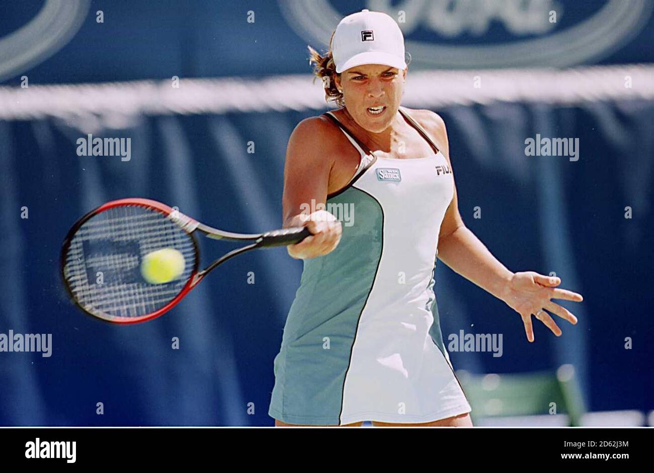 Jennifer Capriati in action during her victory over Virginia Ruano ...