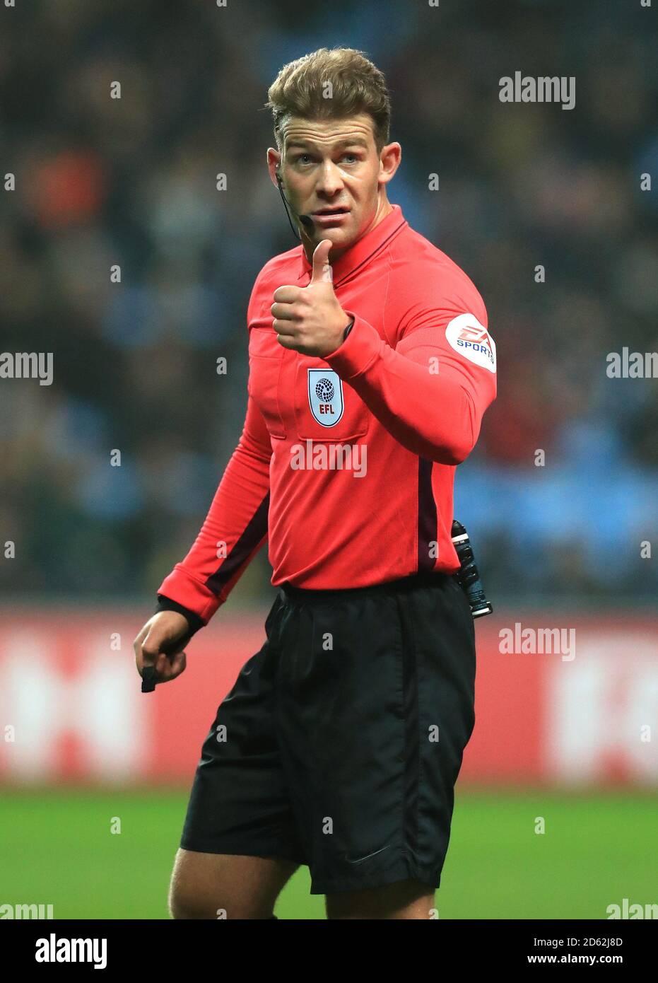 Referee Anthony Backhouse Stock Photo - Alamy