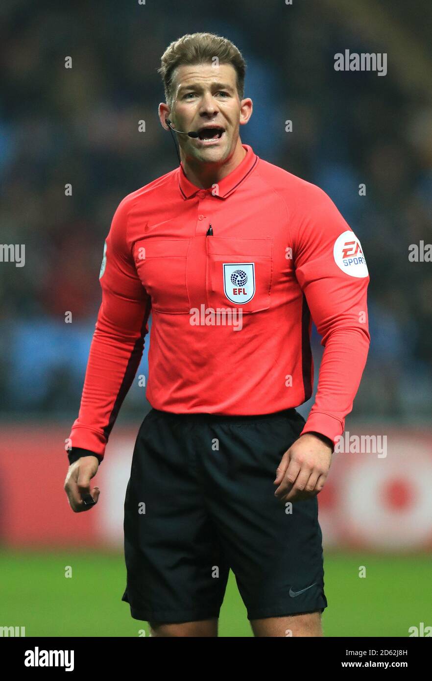 Referee Anthony Backhouse Stock Photo - Alamy
