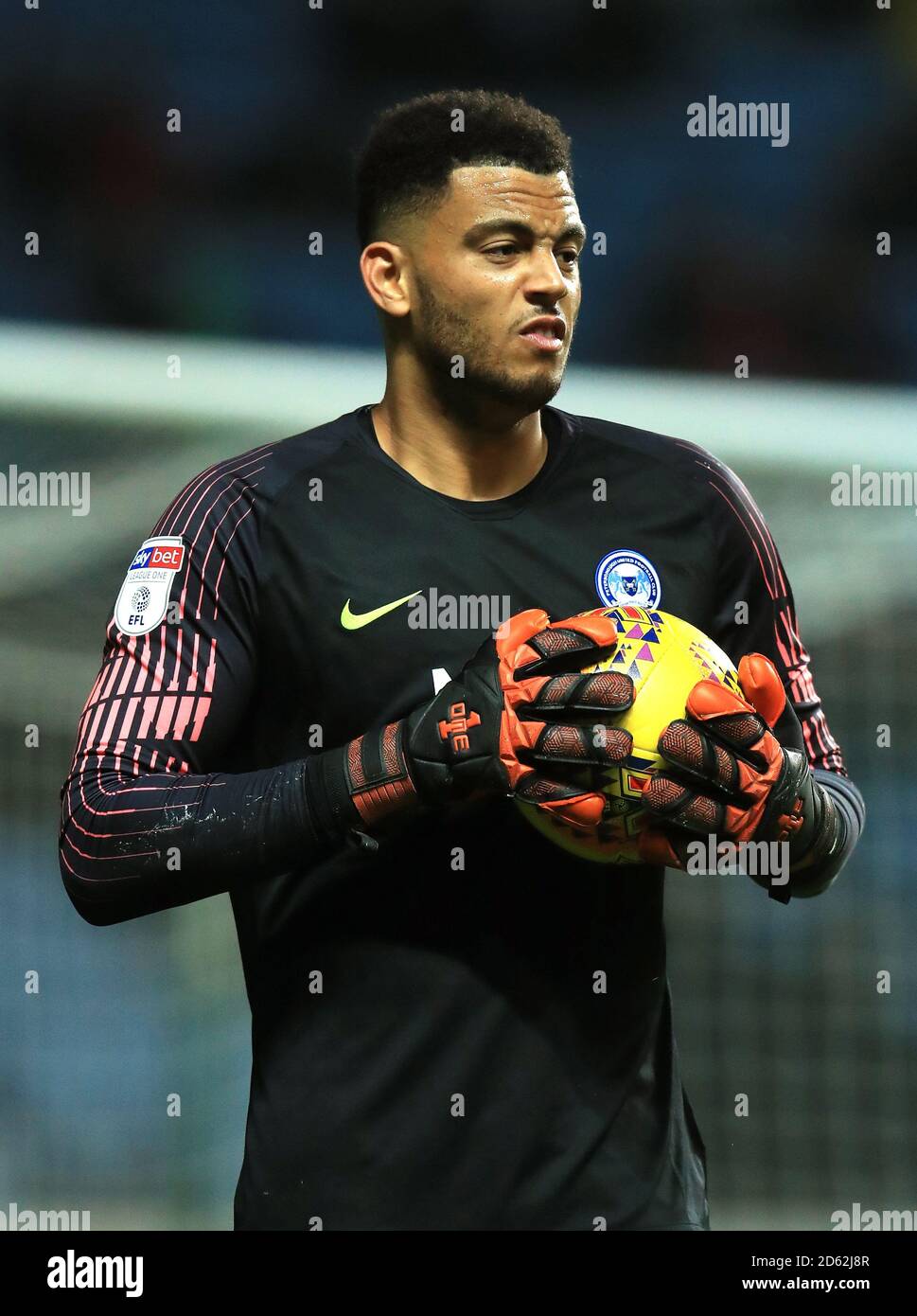 Peterborough United goalkeeper Aaron Chapman Stock Photo - Alamy