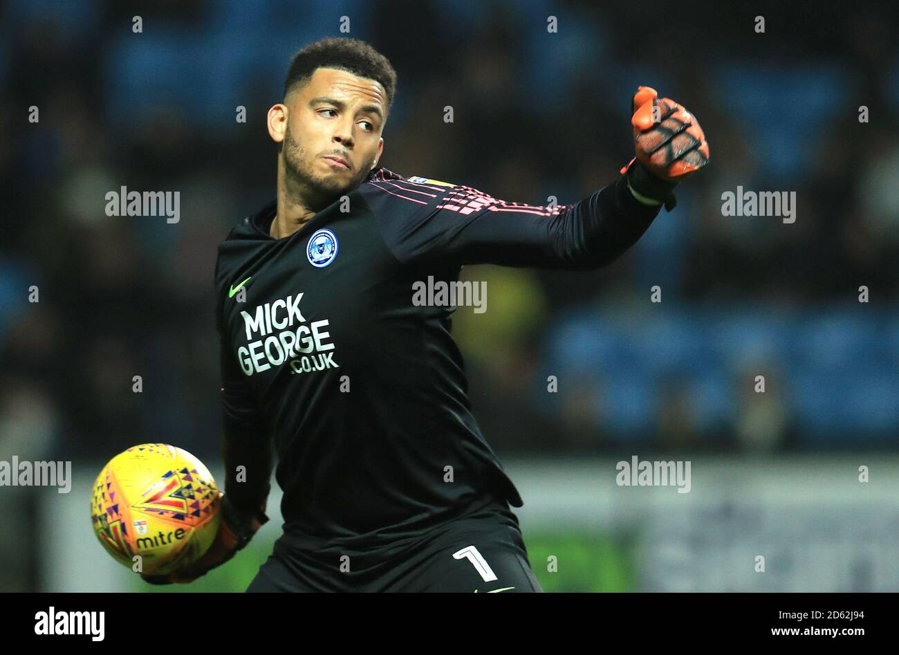 Peterborough United goalkeeper Aaron Chapman Stock Photo - Alamy
