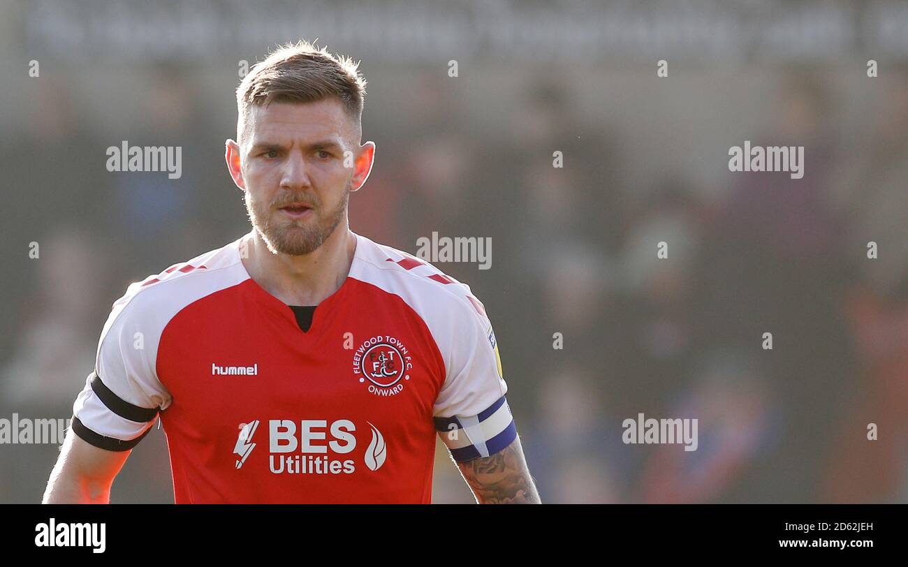 Fleetwood Town's Ashley Eastham Stock Photo - Alamy