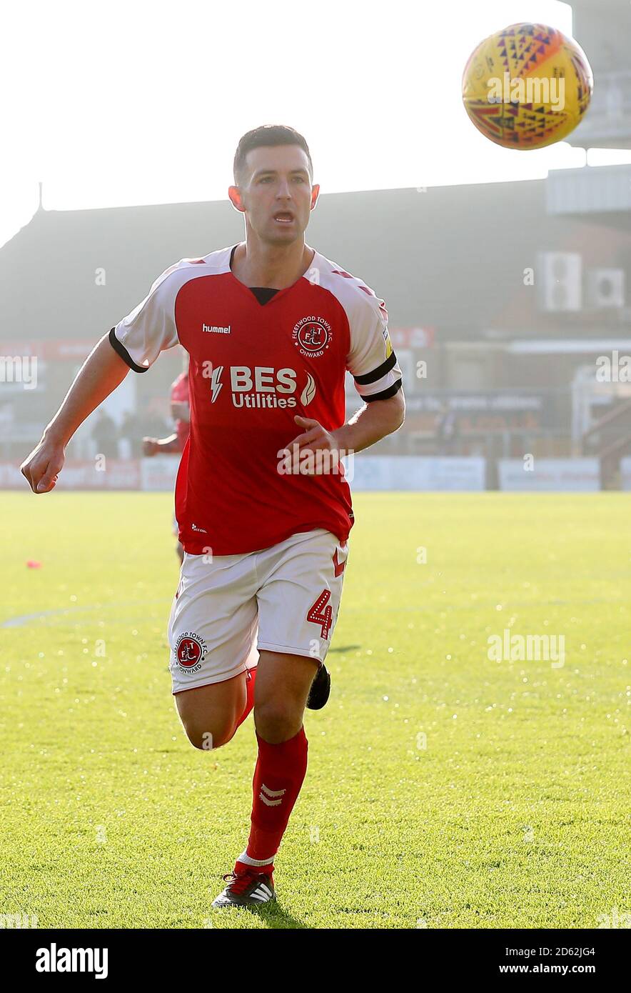 Fleetwood Town's Jason Holt Stock Photo - Alamy