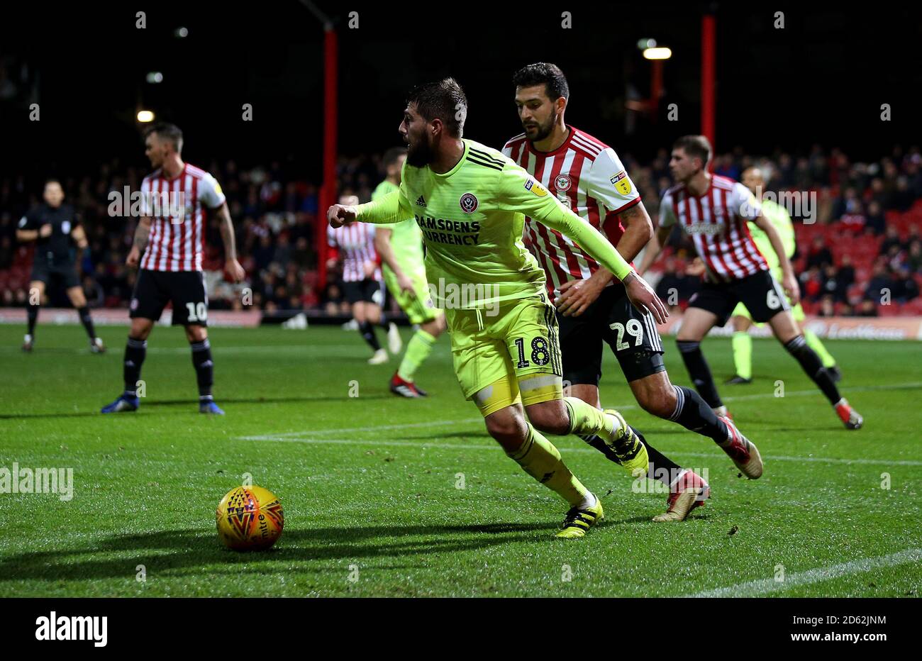 Sheffield United's Kieron Freeman in action Stock Photo - Alamy