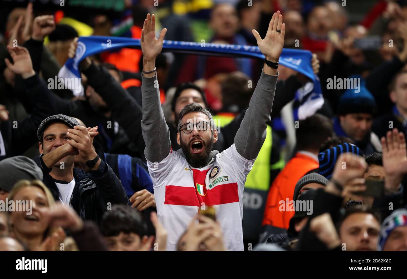 Inter milan fan champions league hi-res stock photography and images ...