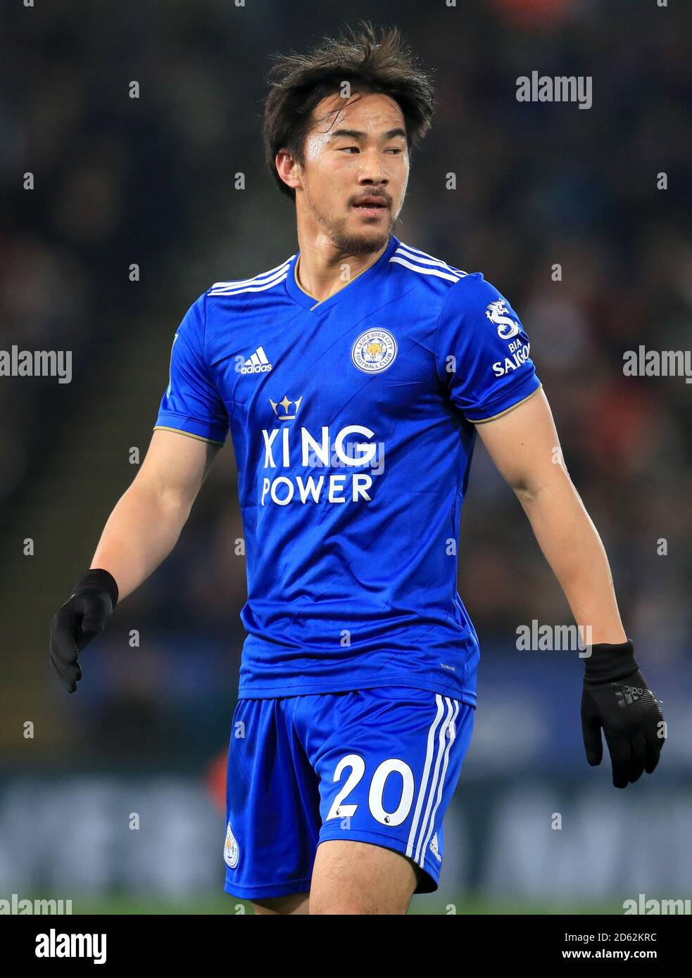 Leicester City's Shinji Okazaki in action Stock Photo - Alamy